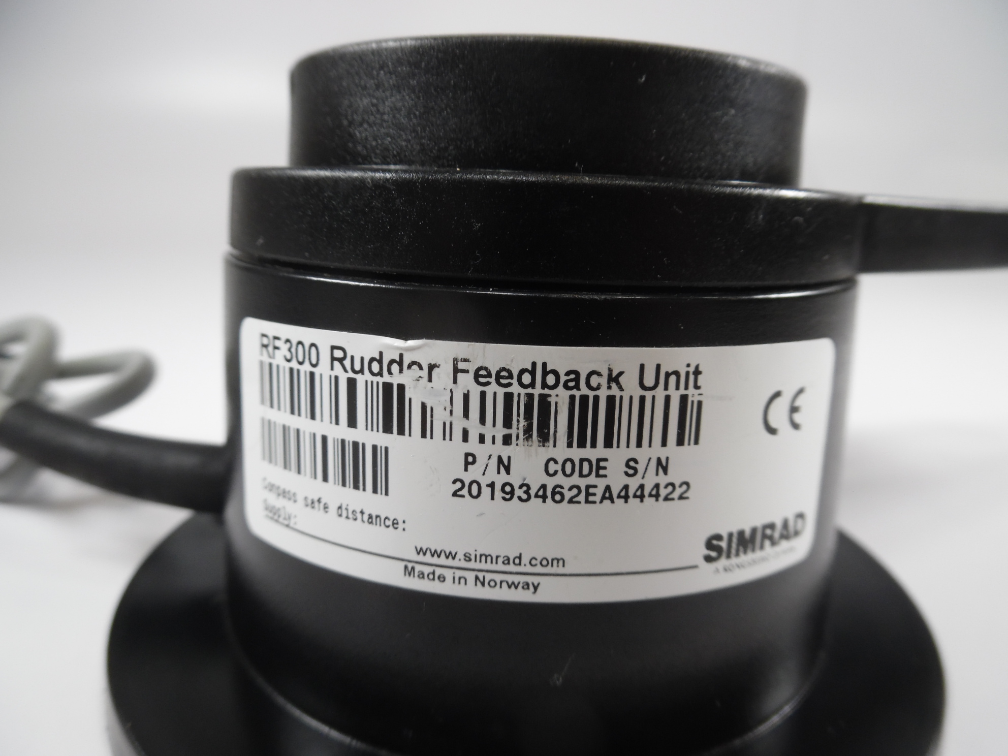 Simrad-RF300/Autopilot Rudder Feedback Sensor-20193462-2.5ft Cable ...