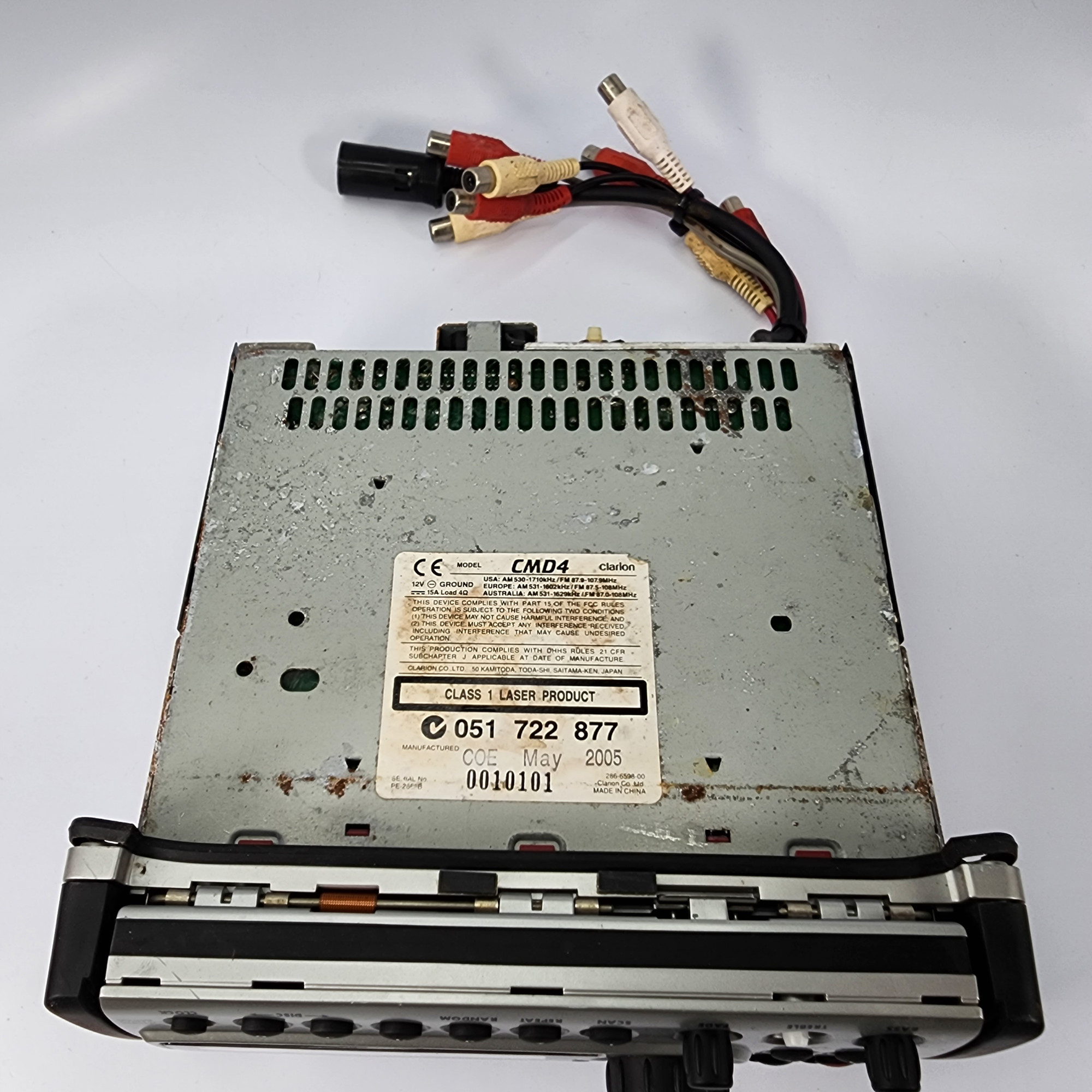 Clarion - CMD4 AM/FM CD Marine Stereo - CD NOT WORKING/Error 6 - For ...