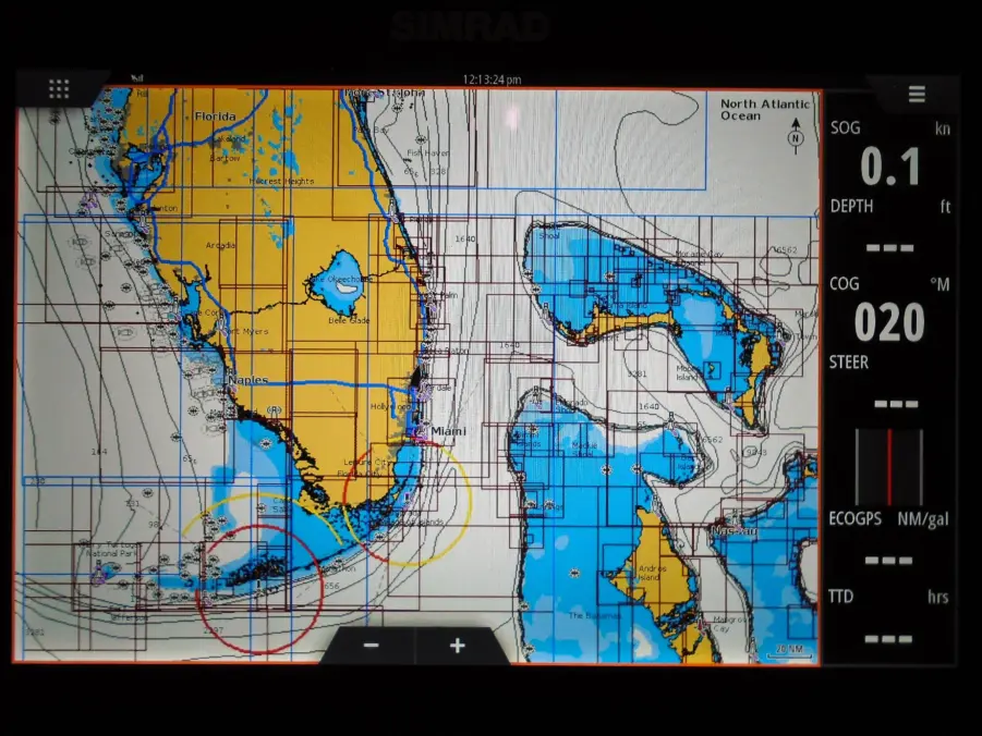 Simrad NSS12 Evo3 12″ Touchscreen MFD Chartplotter Tested Good w ...