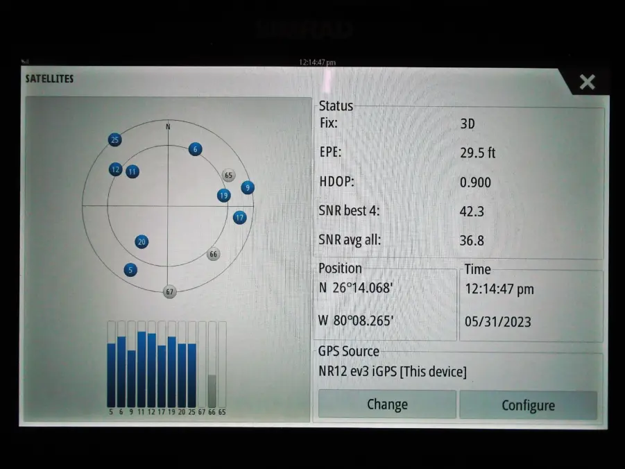 Simrad NSS12 Evo3 12″ Touchscreen MFD Chartplotter Tested Good w ...