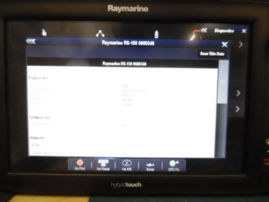 Raymarine Raystar 150 GPS Antenna **E70310** 90 Day Warranty - Max ...