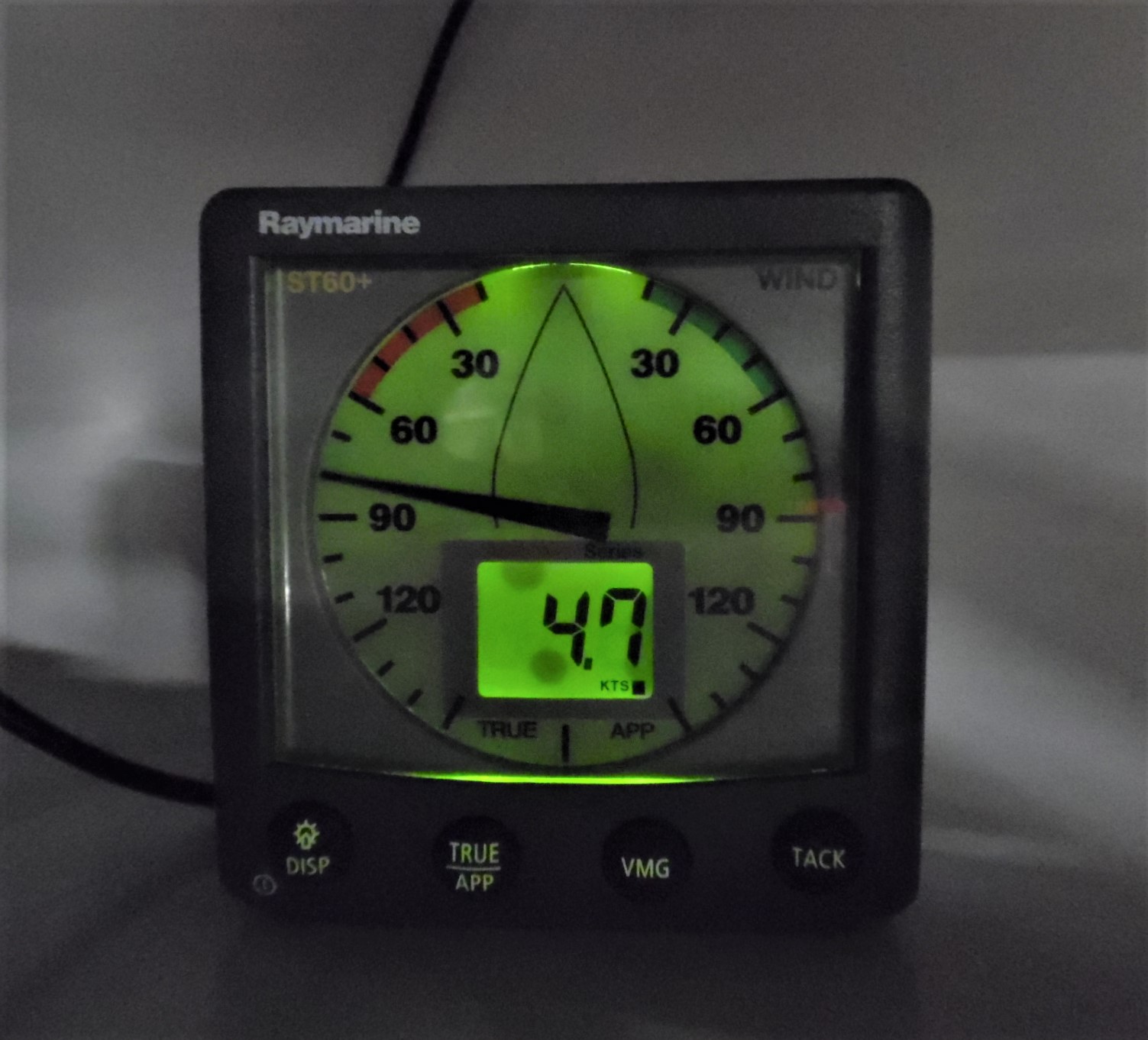 Raymarine ST60+ Wind Instrument Display w/ Sun Cover & Cables ~ A22005 ...