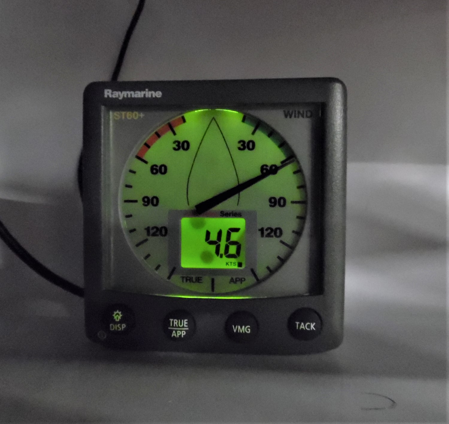 Raymarine ST60+ Wind Instrument Display w/ Sun Cover & Cables ~ A22005 ...