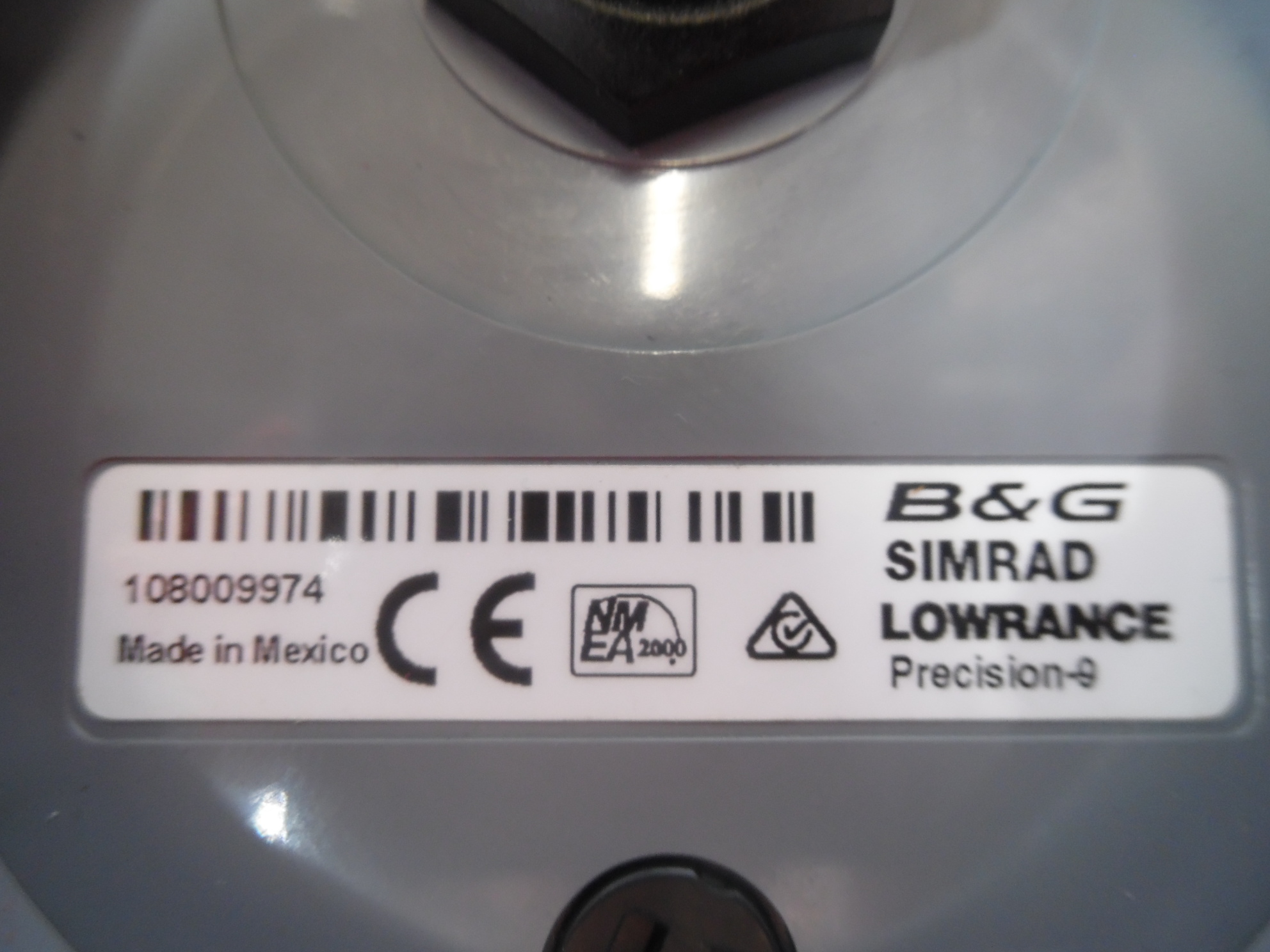 Simrad-Precision-9 Compass-W/Mounting Bracket-Tested - Max Marine ...