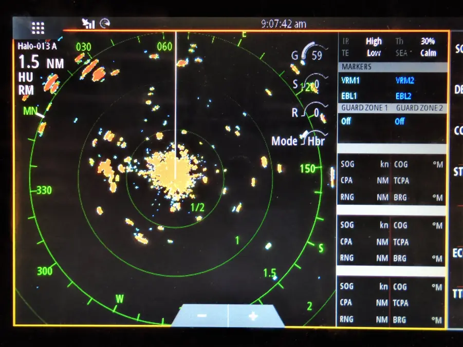 SIMRAD HALO 6 Pulse Compression Radar 6′ Open Array W/RI-12 (BENCH ...