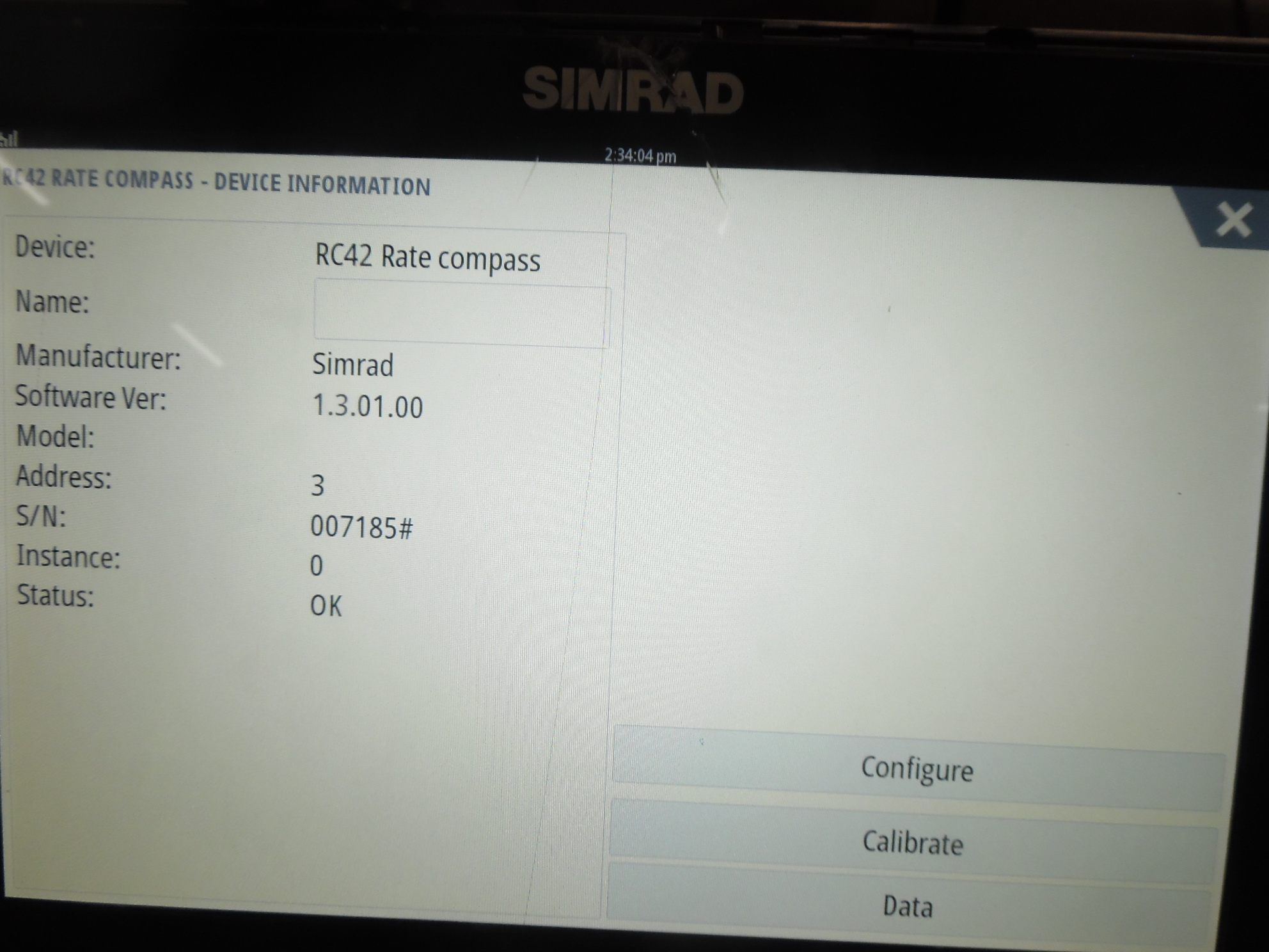 Simrad/RC42/Rate Compass-Simnet Heading Sensor - Max Marine Electronics