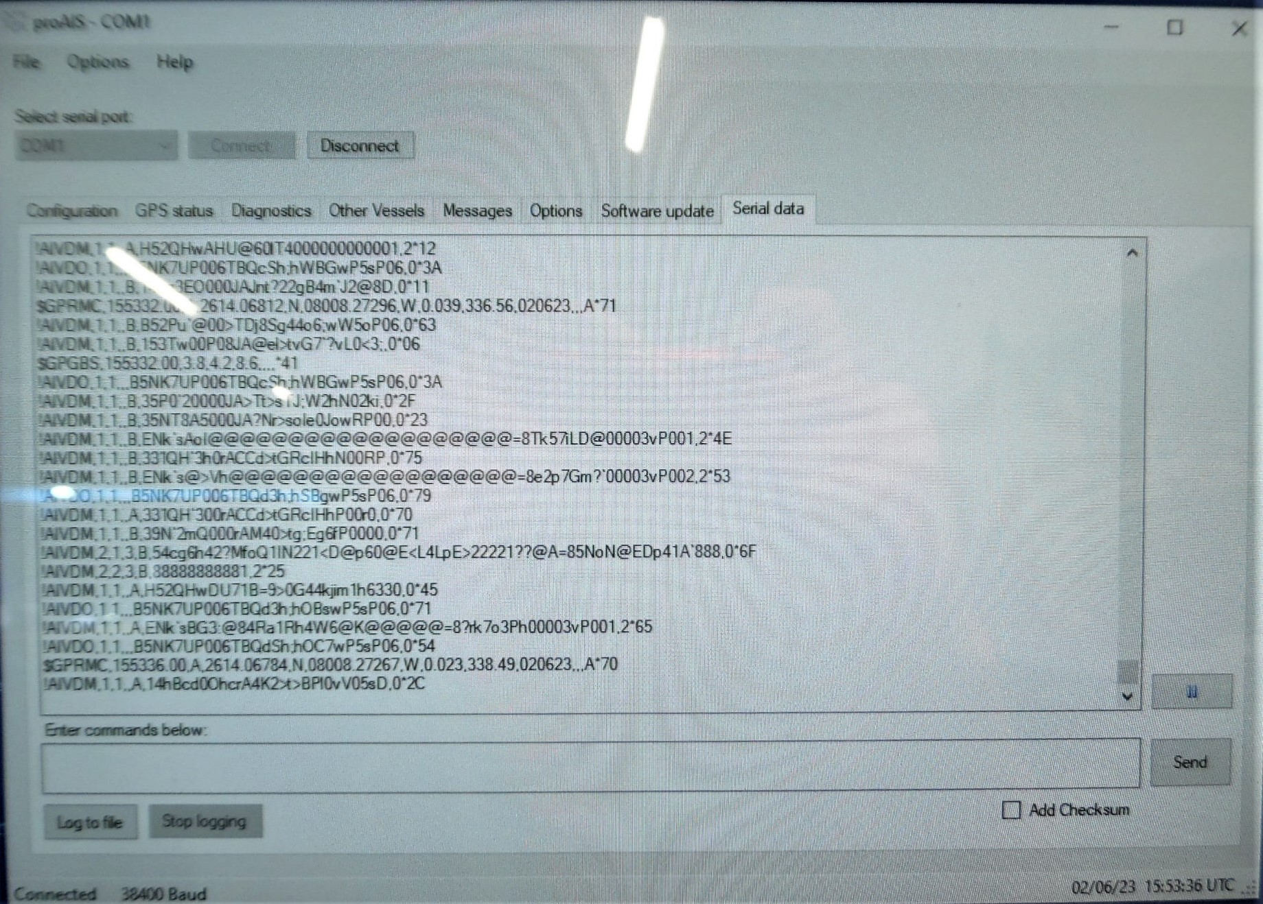 ACR Nauticast-B Class B AIS Transponder AIS-300 Tested/Good Cond ...