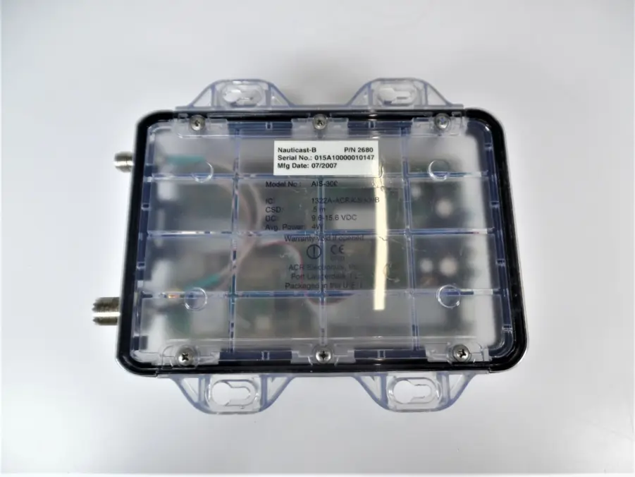 ACR Nauticast-B Class B AIS Transponder AIS-300 Tested/Good Cond ...