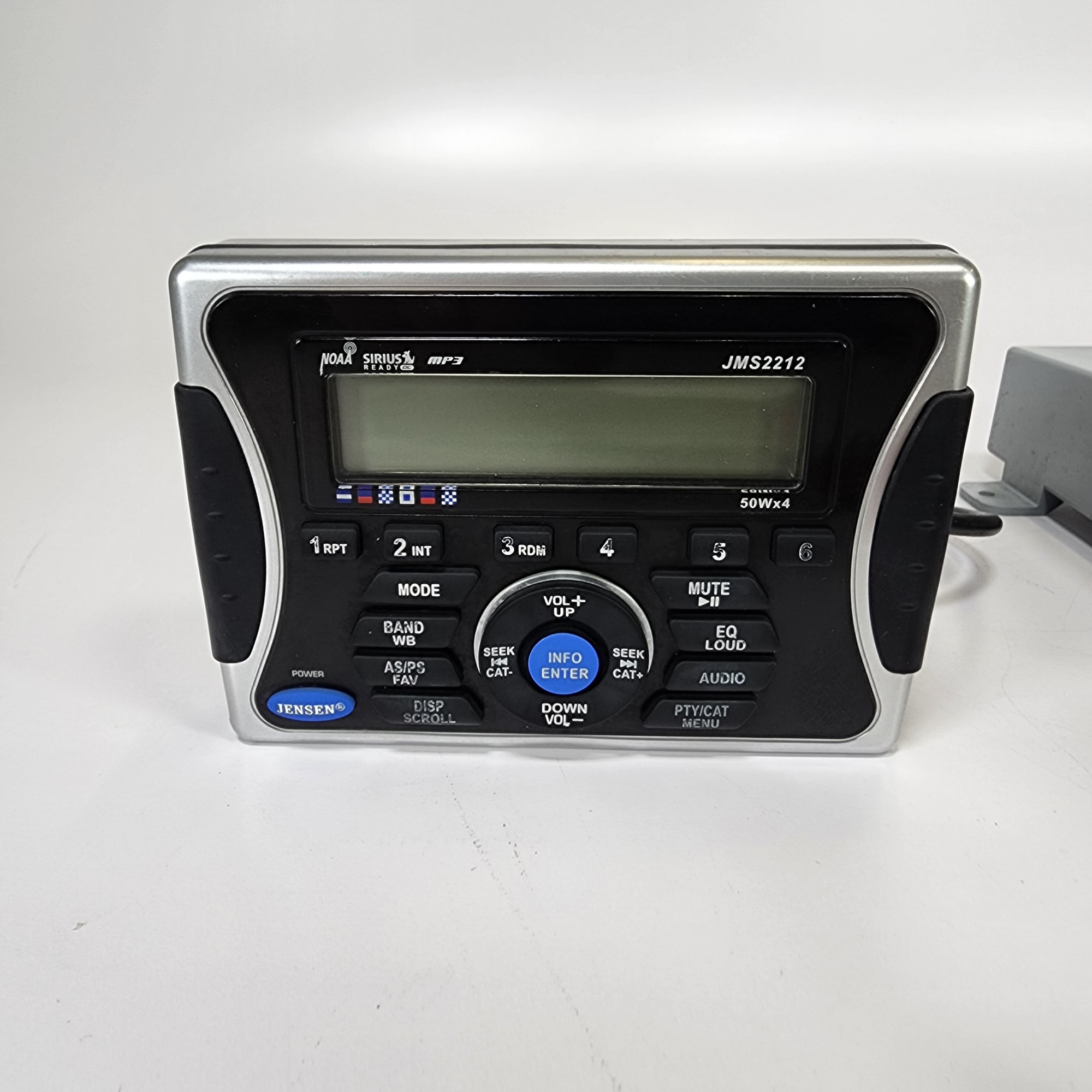 Jensen Marine JMS2212 AM/FM Sirius XM Ready Hideaway Boat Radio System ...