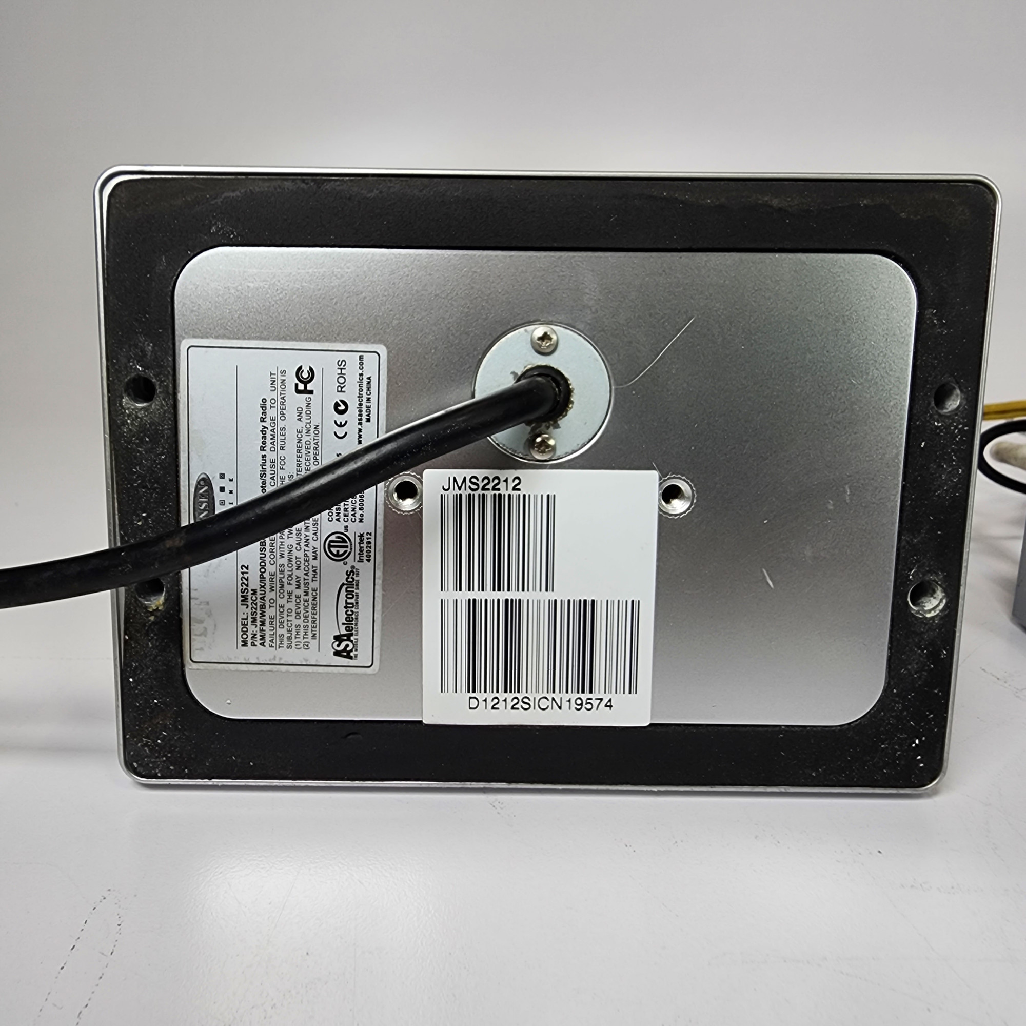 Jensen Marine JMS2212 AM/FM Sirius XM Ready Hideaway Boat Radio System ...