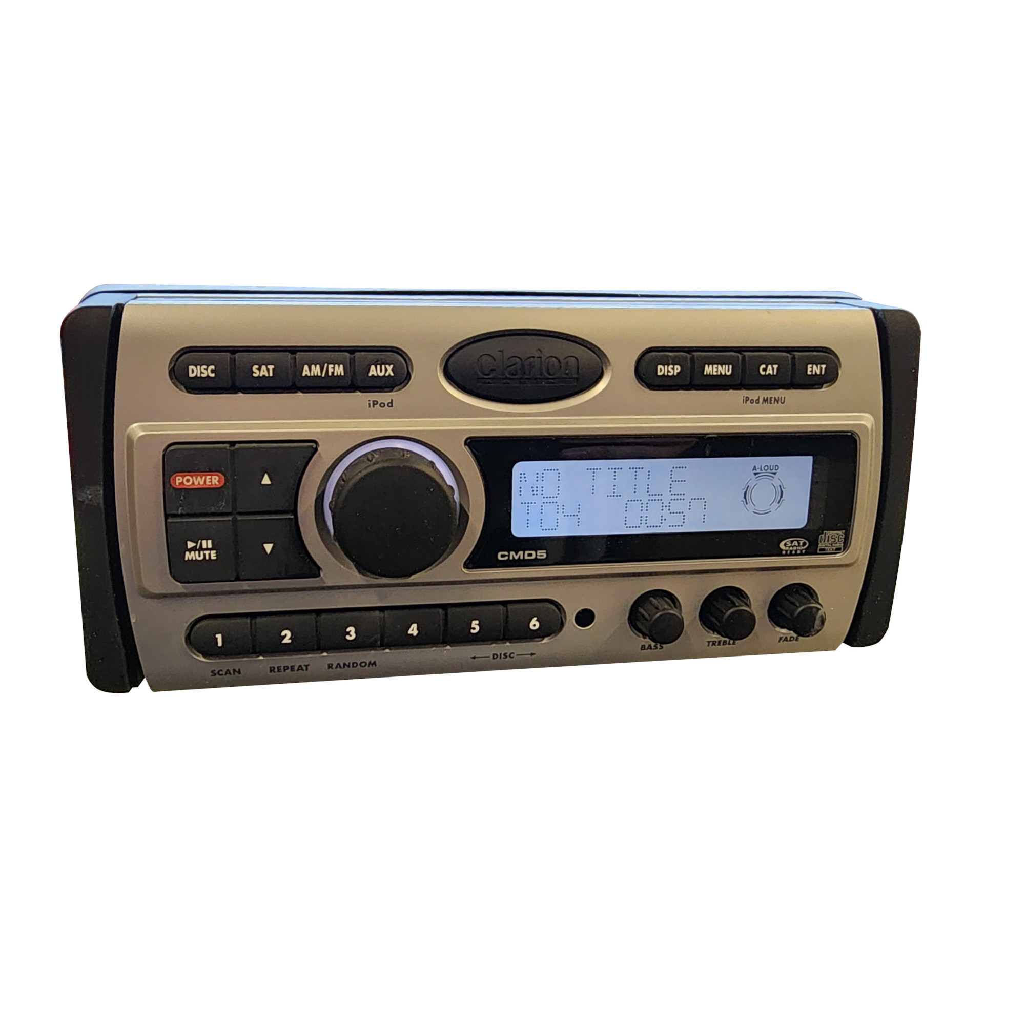 Clarion CMD5 Marine CD/MP3/WMA Receiver - Tested / Working - Max Marine ...