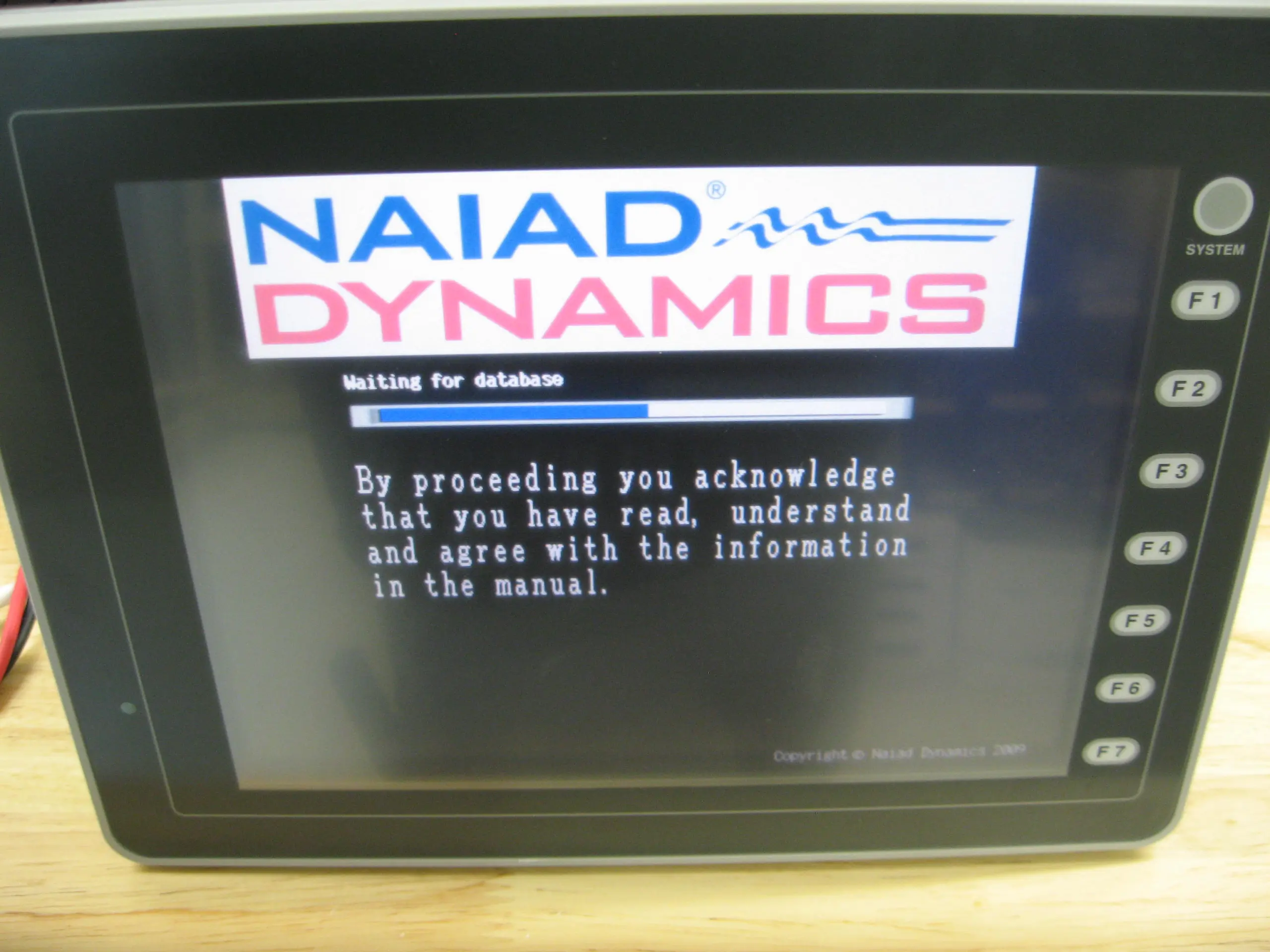 Naiad Dynamics Marine Stabilizers Datum Control Fuji Electric Monitouch V808iSD 24VDC - Max ...