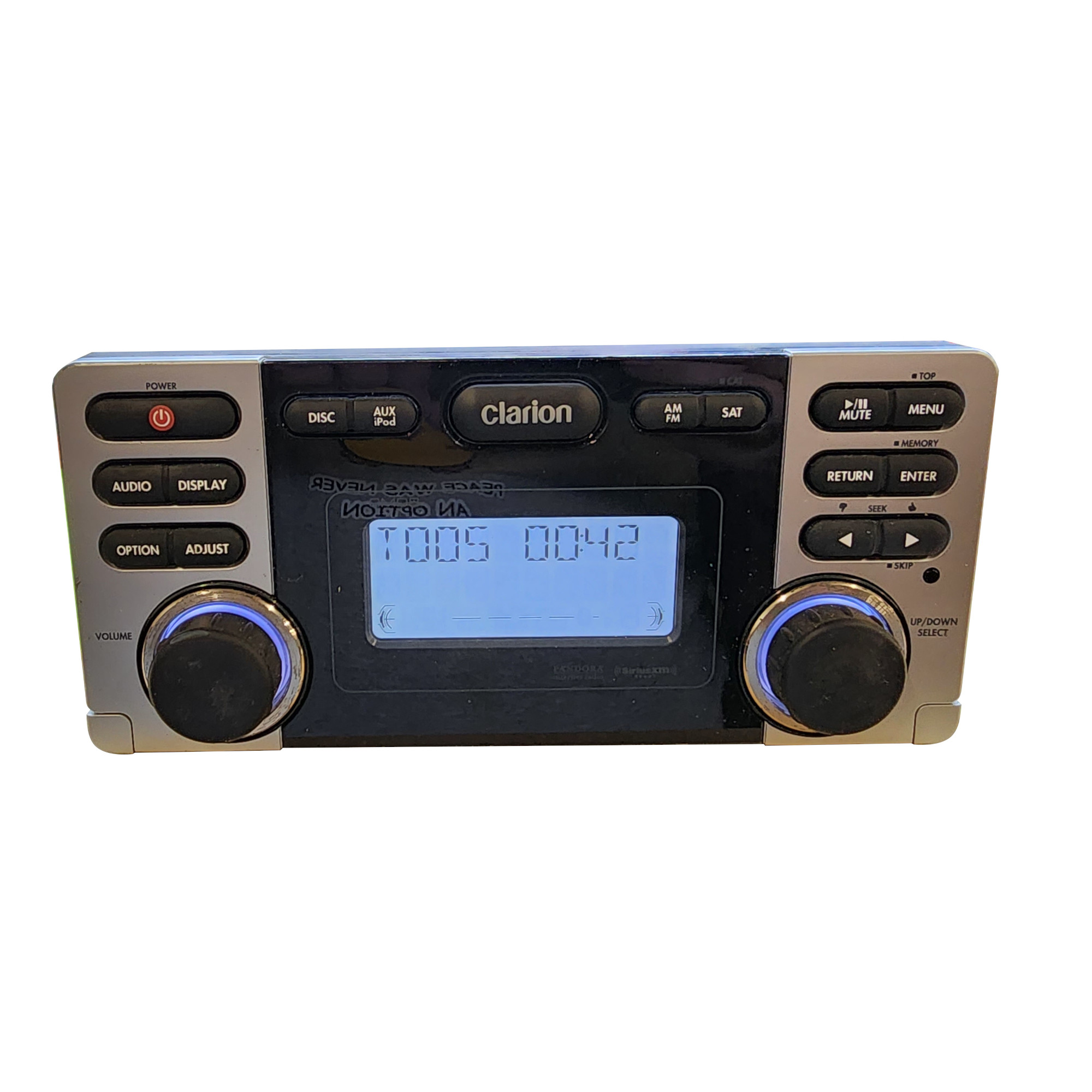 Clarion - CMD8 Marine CD/MP3/USB/Sirius XM Receiver Radio - Tested ...
