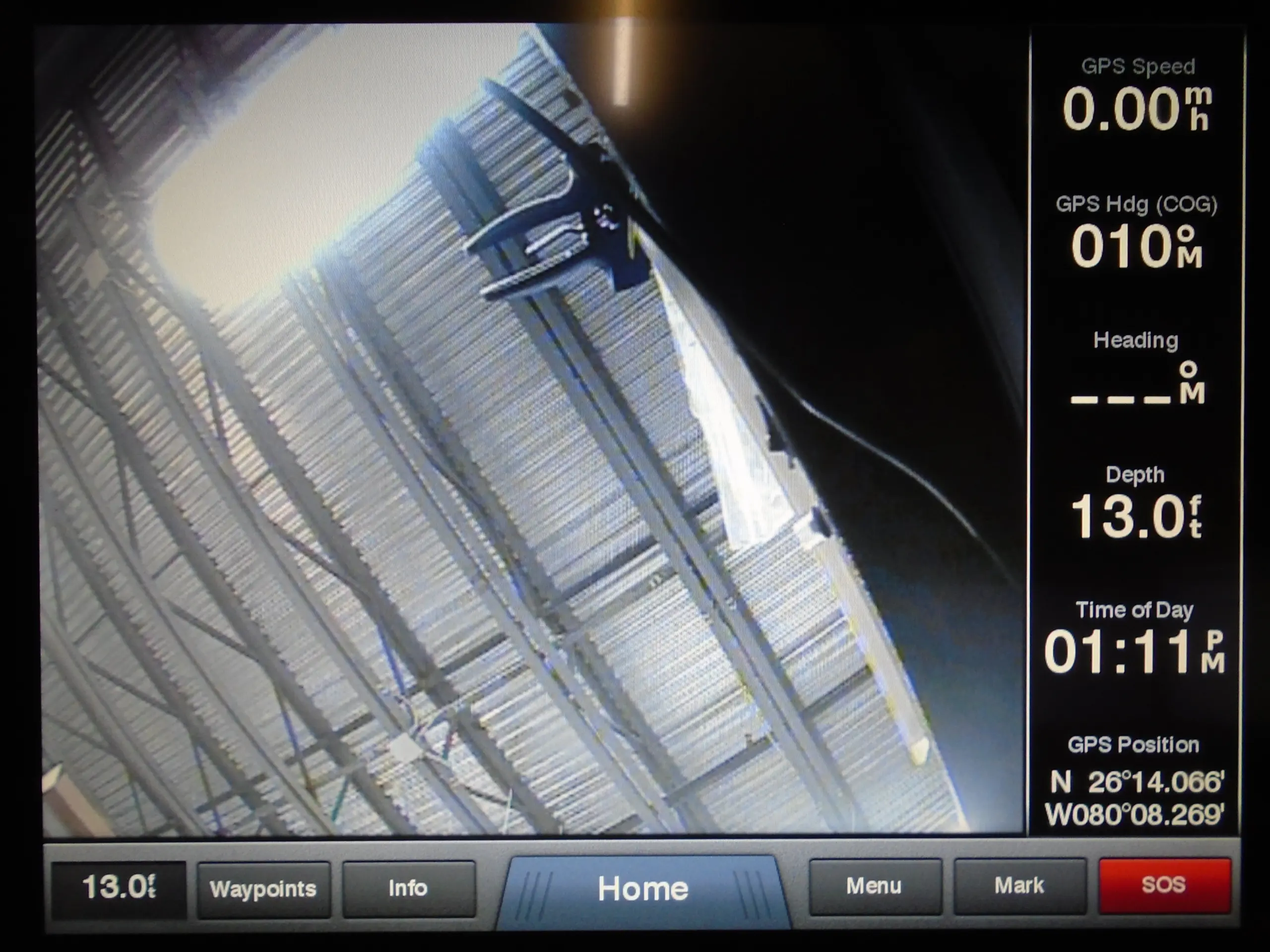 Garmin GPSMap 8215 Touchscreen MFD Updated 90 Day Warr w/ Sun Cover ...