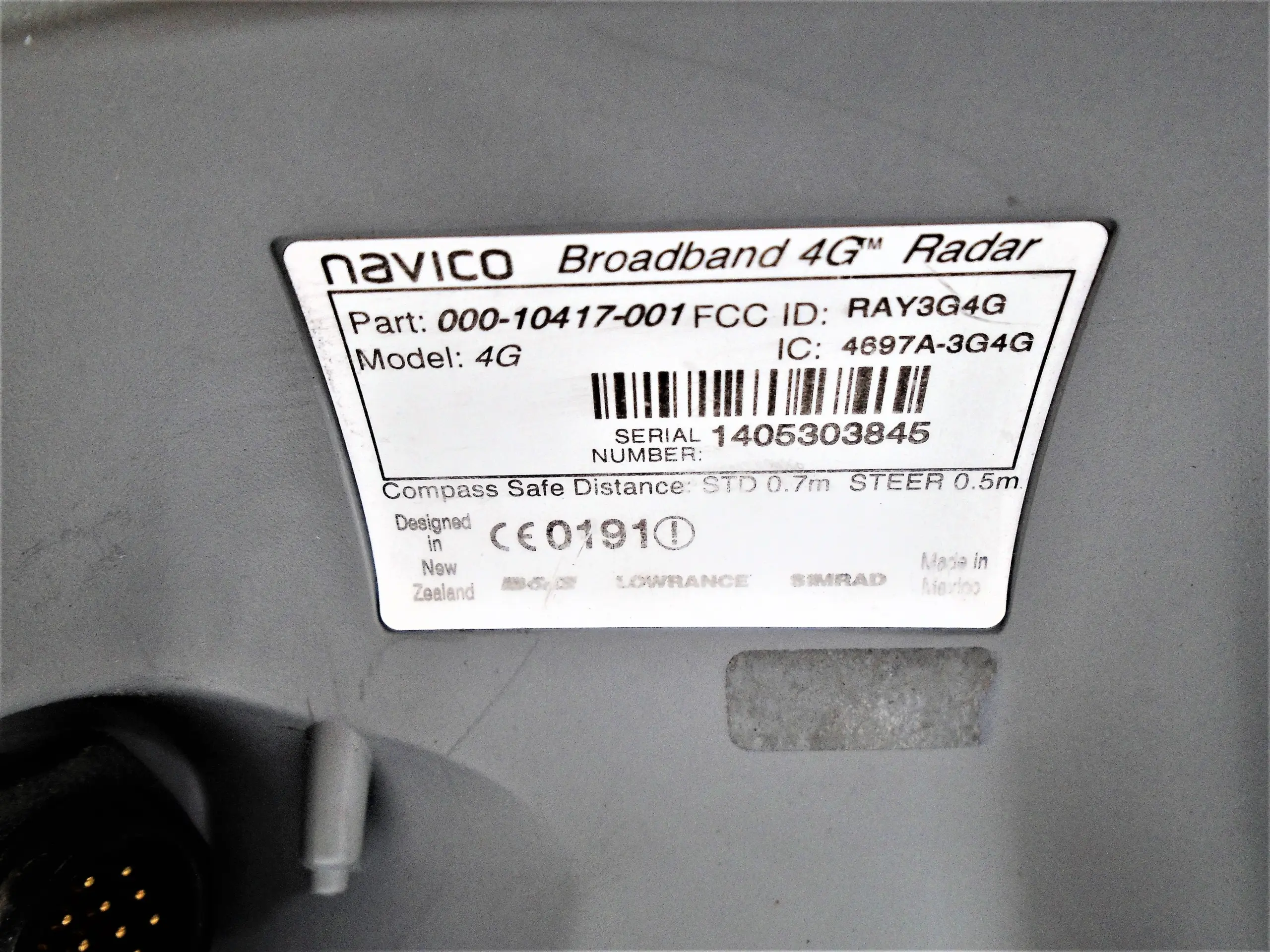 B&G/Lowrance/Navico/Simrad Broadband 4G Radar Dome W Cables & RI10 ...