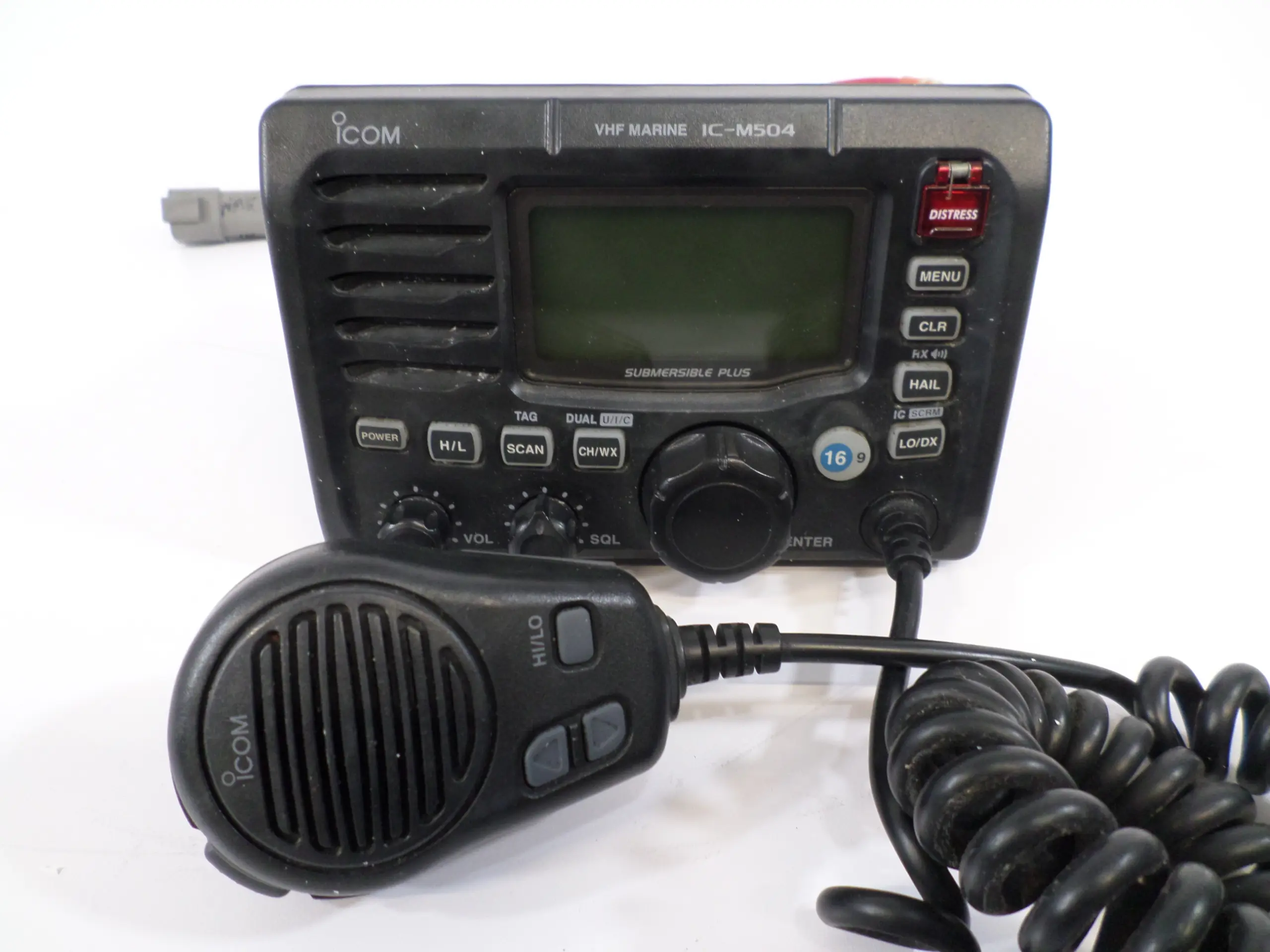Icom IC-M504 VHF with HM-126B Mic - Good Condition* - Max Marine ...