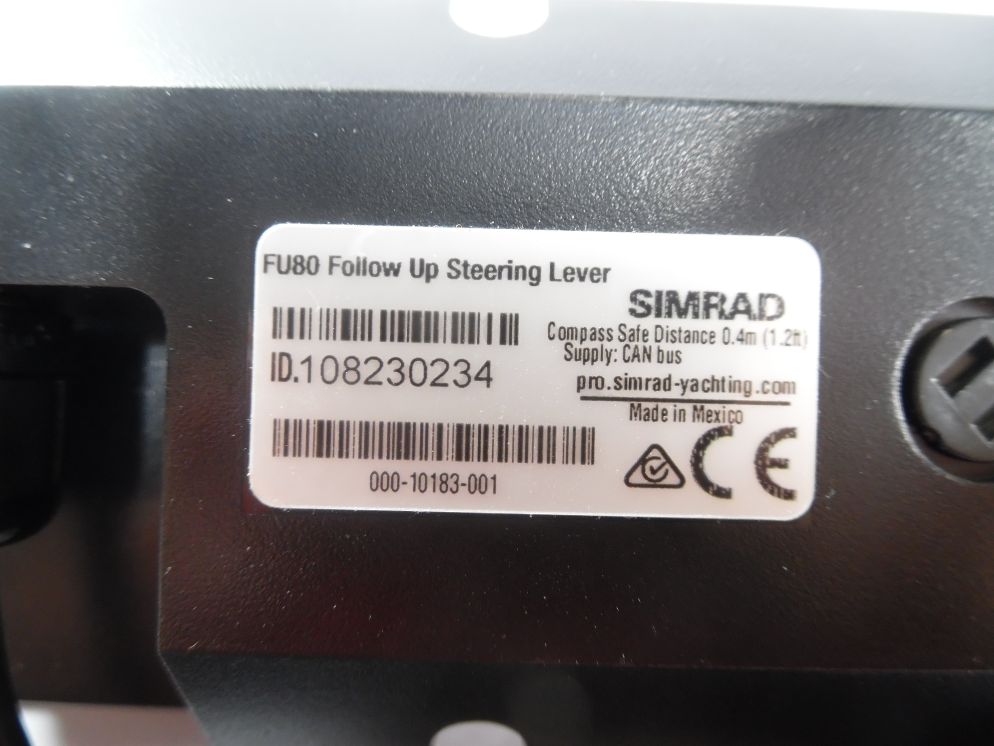 Simrad FU80 Follow-Up Steering Lever(NEW OPEN BOX!) - Max Marine ...