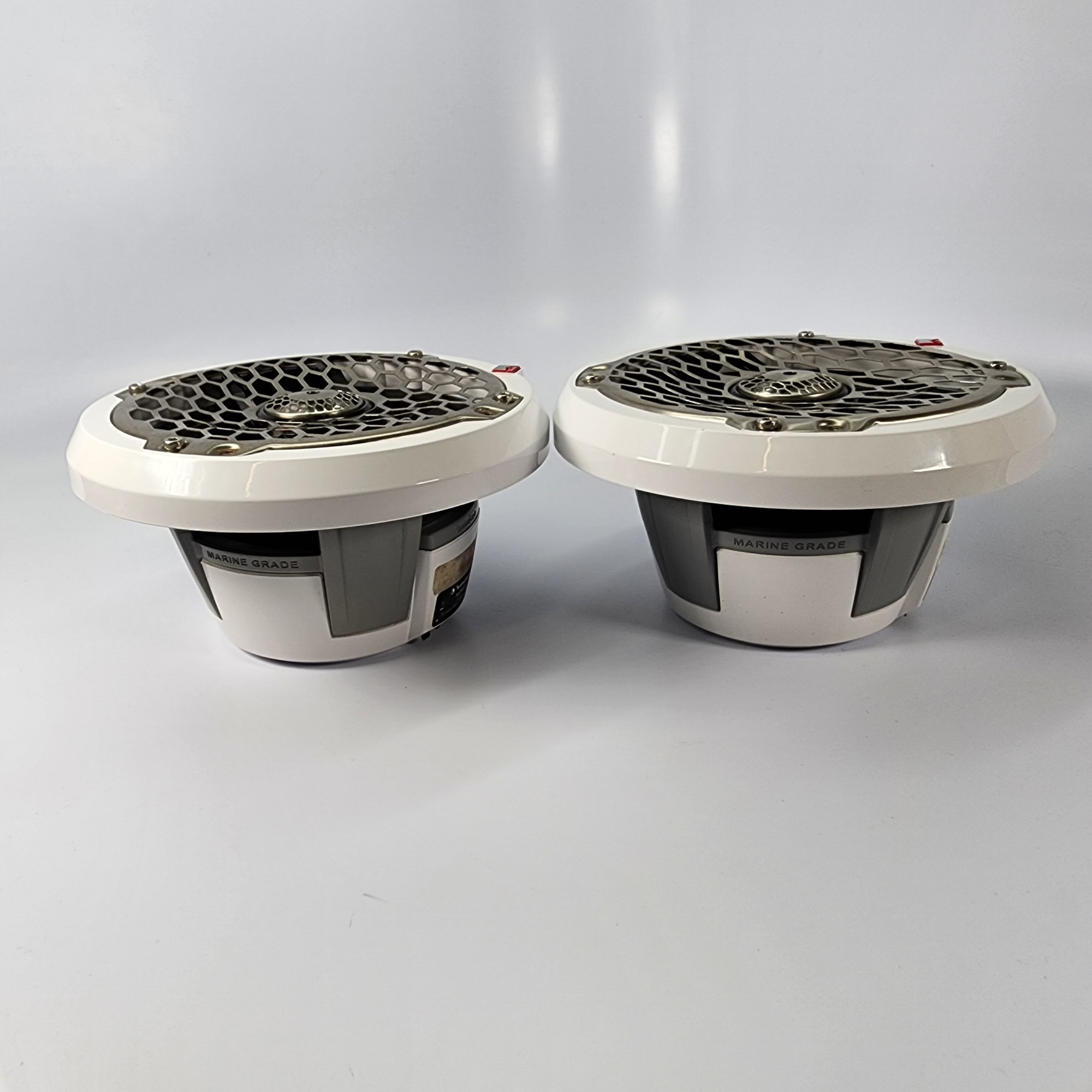 (1 Pair) Rockford Fosgate M262 6.5" 2-Way Marine Speakers - White with ...