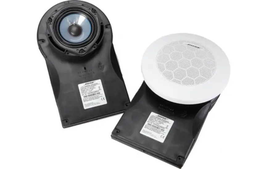 (1 Pair) Bose 131 4.5″ Ported Enclosure Marine Speakers w/ White Bose ...