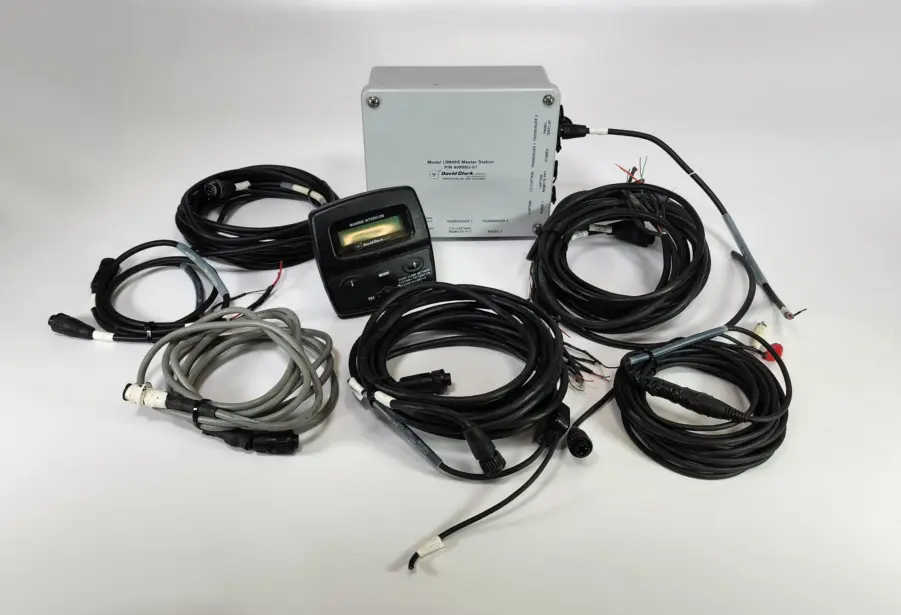 David Clark U9800S/40898G-01 Intercom Station with Display & Assorted ...