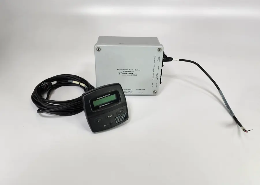 David Clark U9800S/40898G-01 Intercom Station with Display & Assorted ...