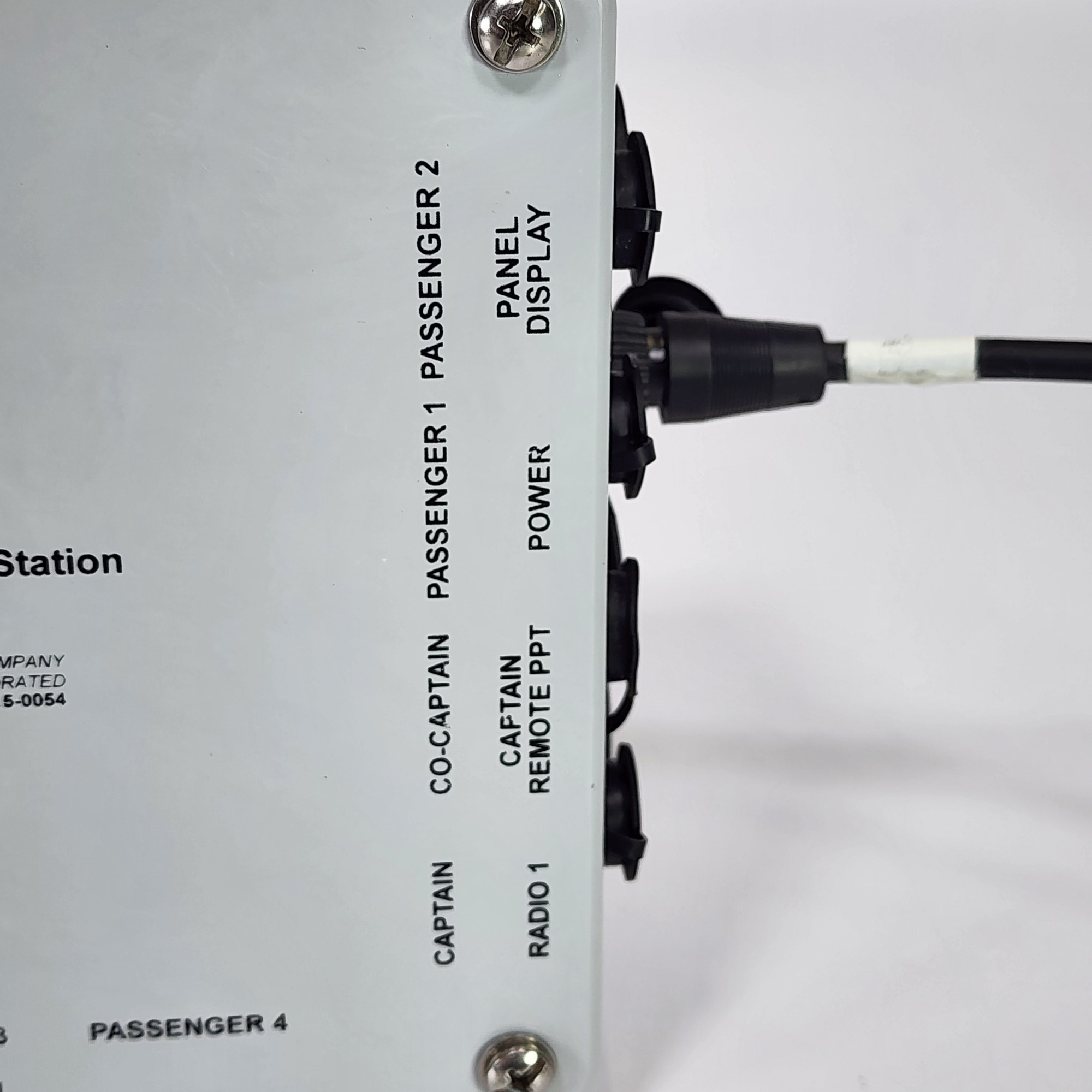 David Clark U9800S/40898G-01 Intercom Station with Display & Assorted ...