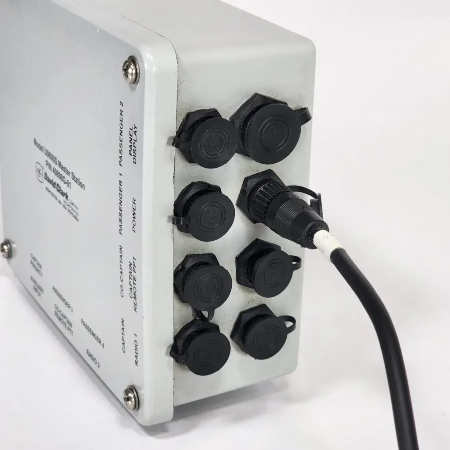 David Clark U9800S/40898G-01 Intercom Station with Display & Assorted ...