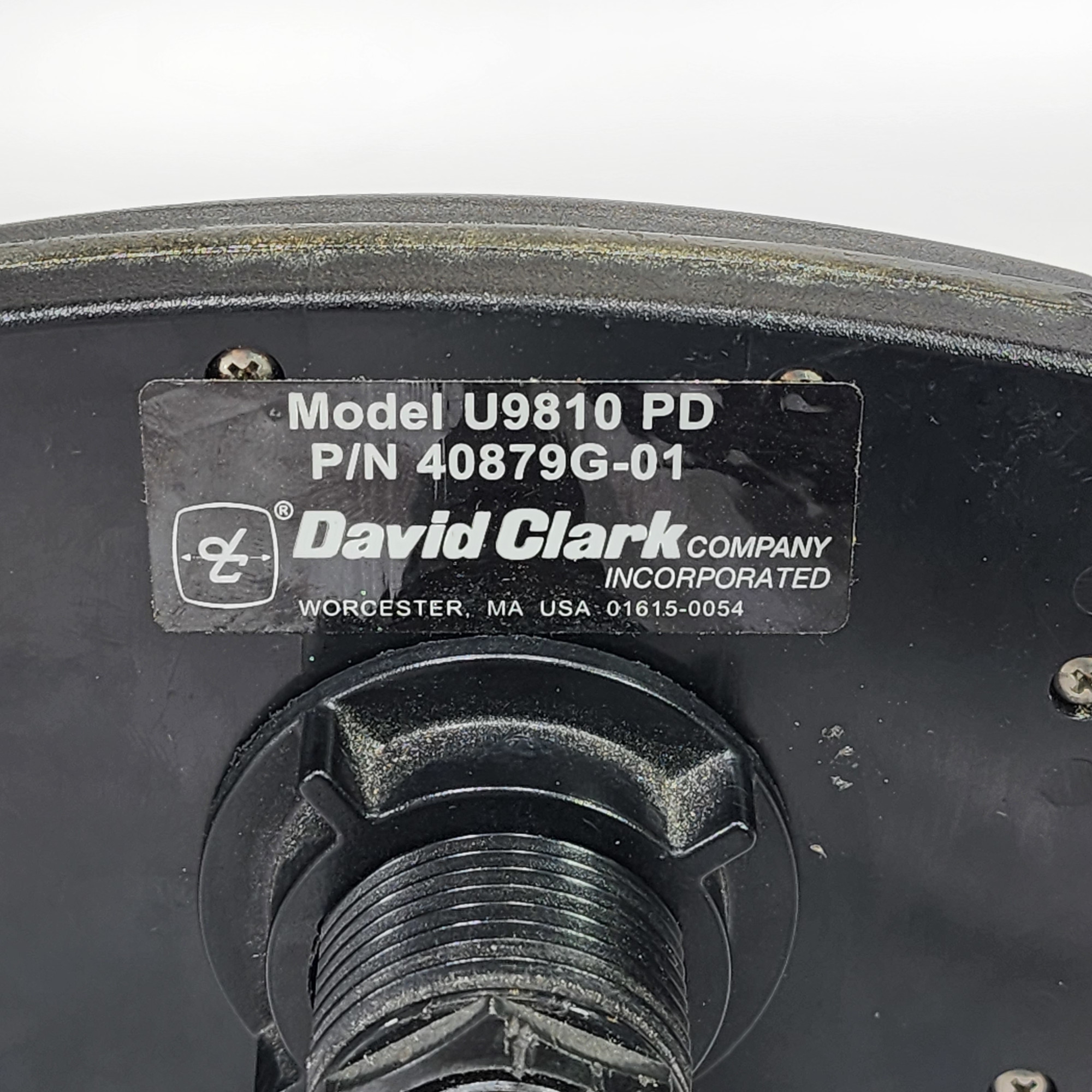 David Clark U9800S/40898G-01 Intercom Station with Display & Assorted ...