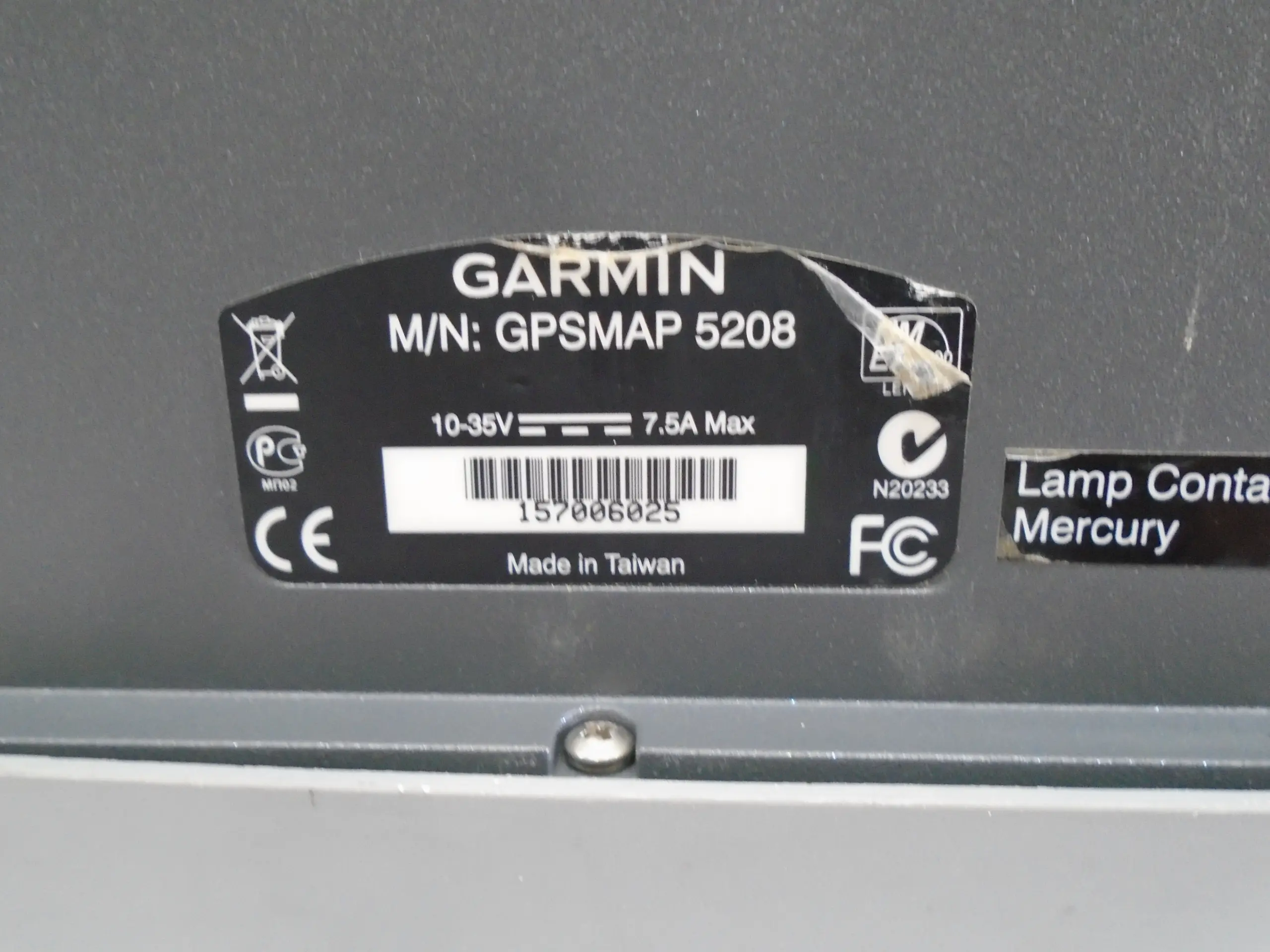 Garmin GPSMap 5208 MFD Good Working Condition – Tested Good (90 Day ...