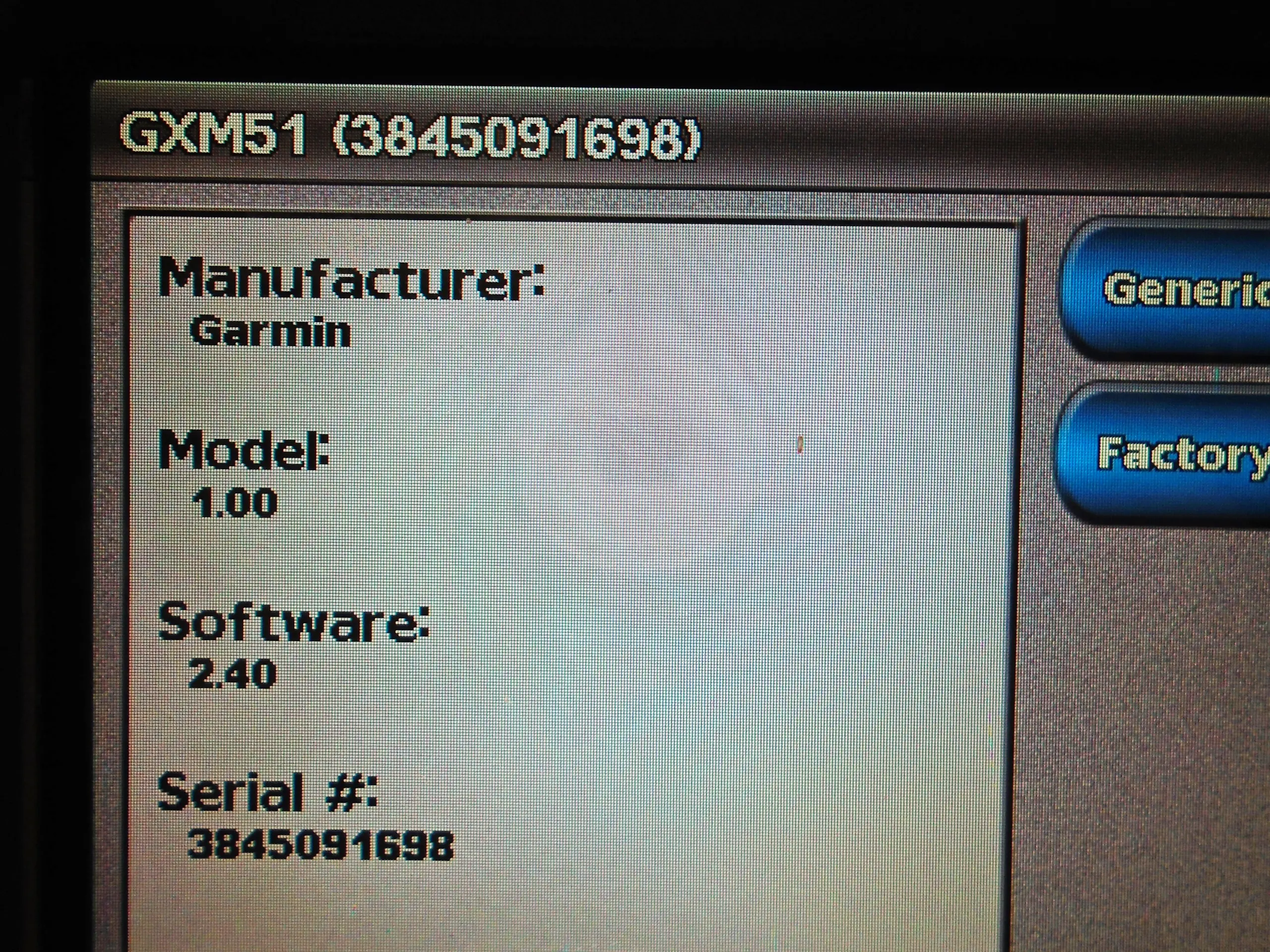 Garmin GXM51 Satellite Weather Antenna W/ 3 Mounts -010-00753-00- Max ...