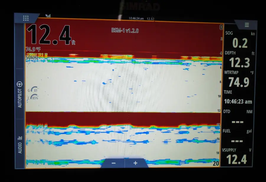 Simrad BSM-1 Sounder Module W/Cables (Tested Good) - Max Marine Electronics