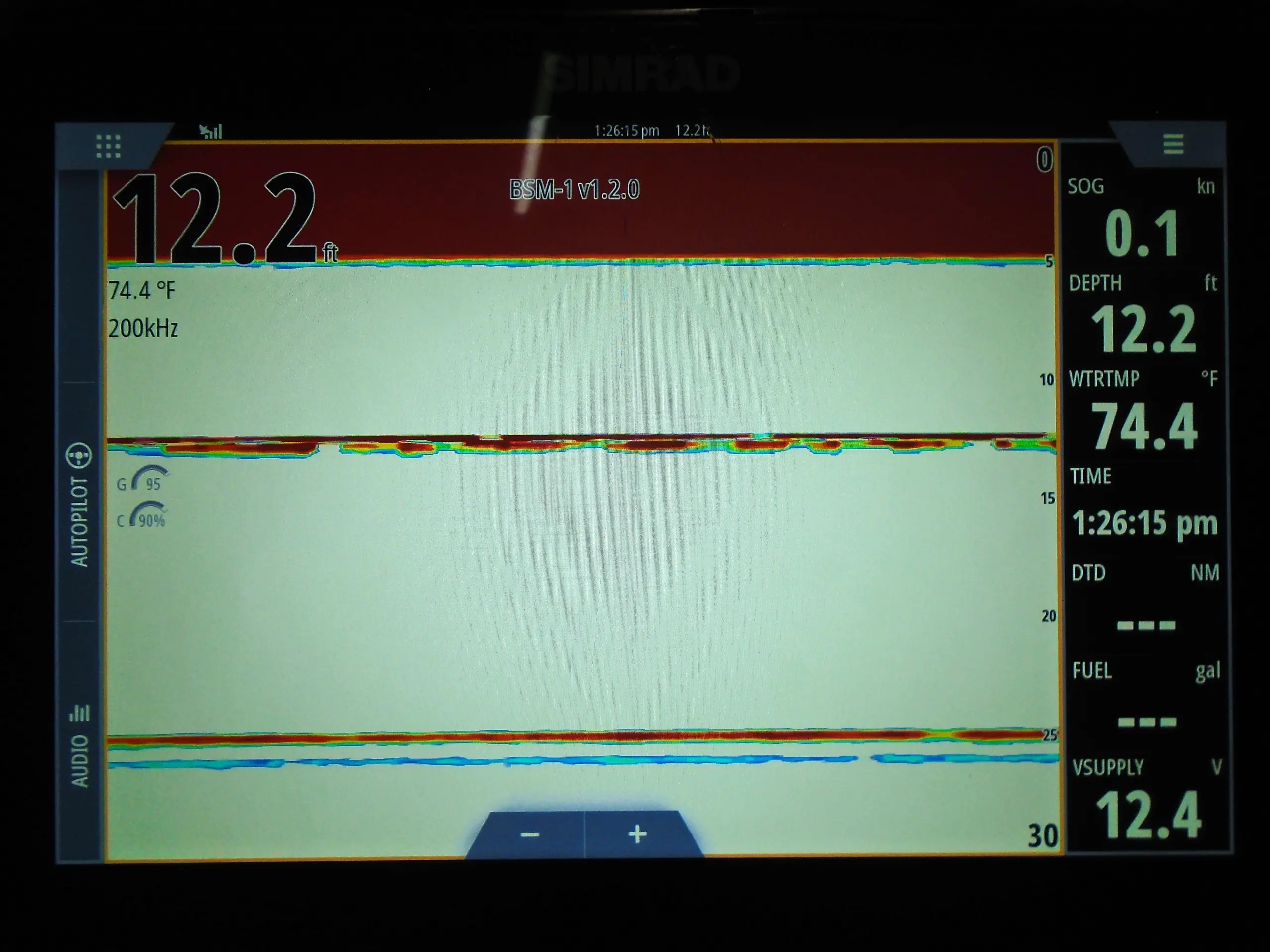 Simrad BSM-1 Sounder Module W/Cables -Tested Good- Max Marine Electronics