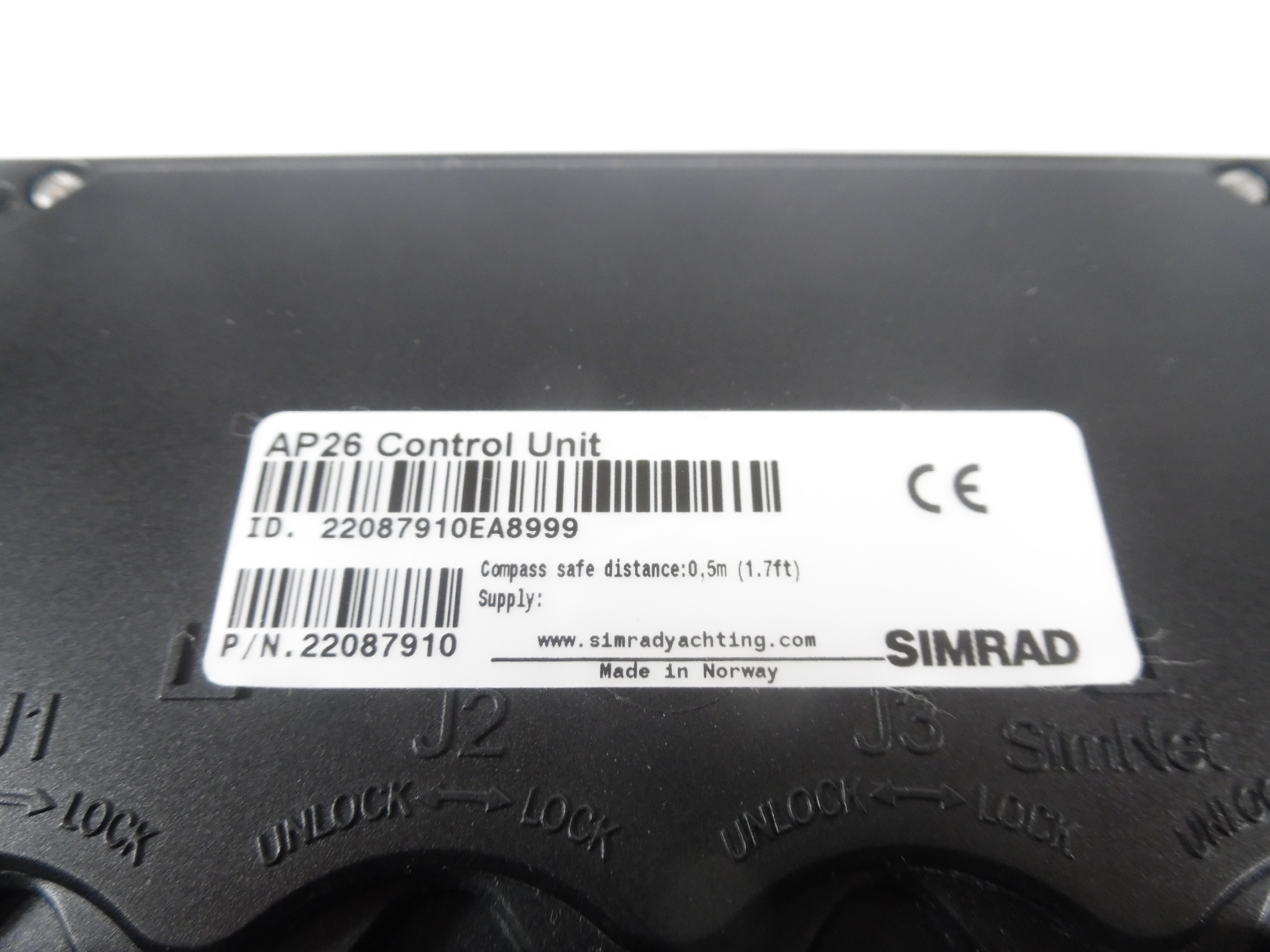 Simrad AP26 Autopilot Control Head 22087910/MME Refurbished - Max ...