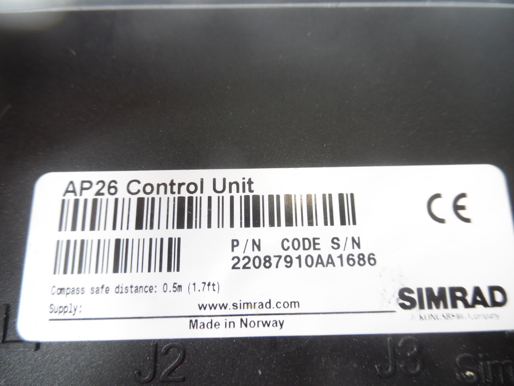 Simrad AP26 Autopilot Control Head 22087910 MME Refurbished - Max Marine Electronics