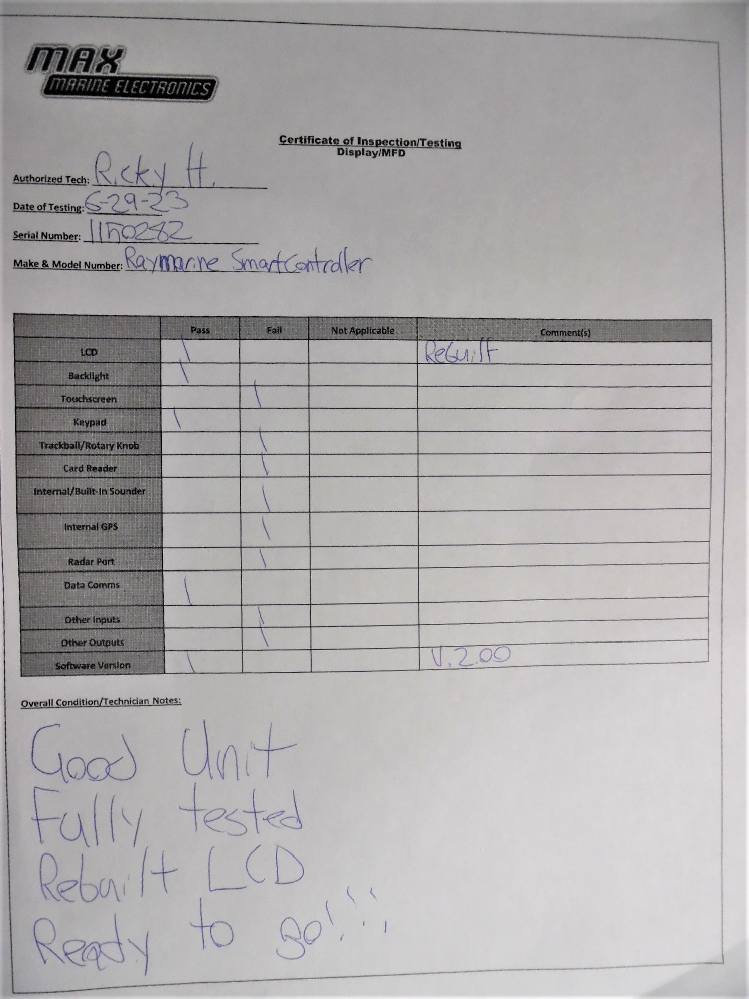 Raymarine SmartController Autopilot Wireless Remote E15023-W/RF Base ...