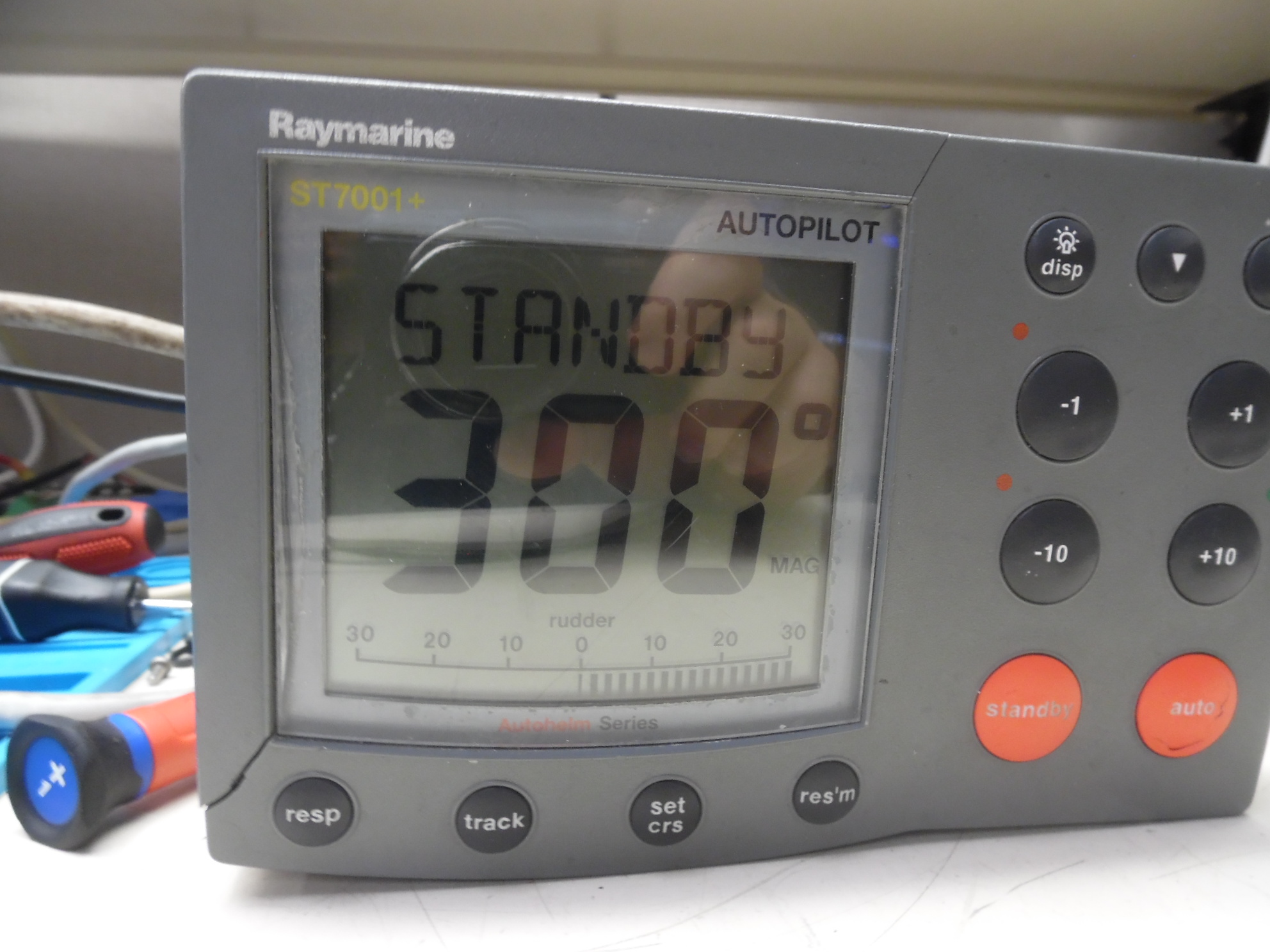 Raymarine Raytheon Fluxgate Compass Module M81190 w 6ft. Cable - Max ...