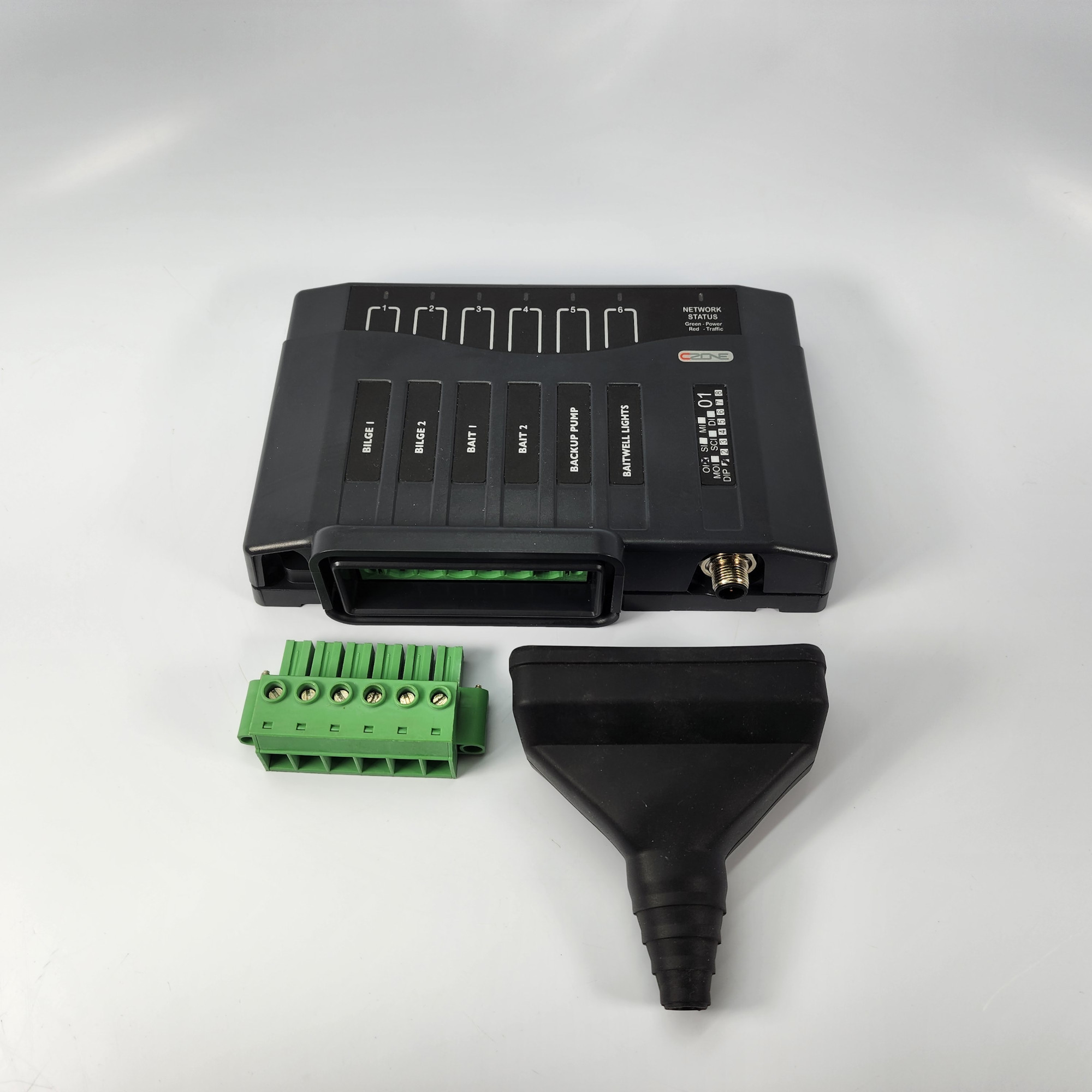 CZone/BEP Marine Output Interface (OI) - 80-911-0009-00 - w/ Connector and Boot - Max Marine ...