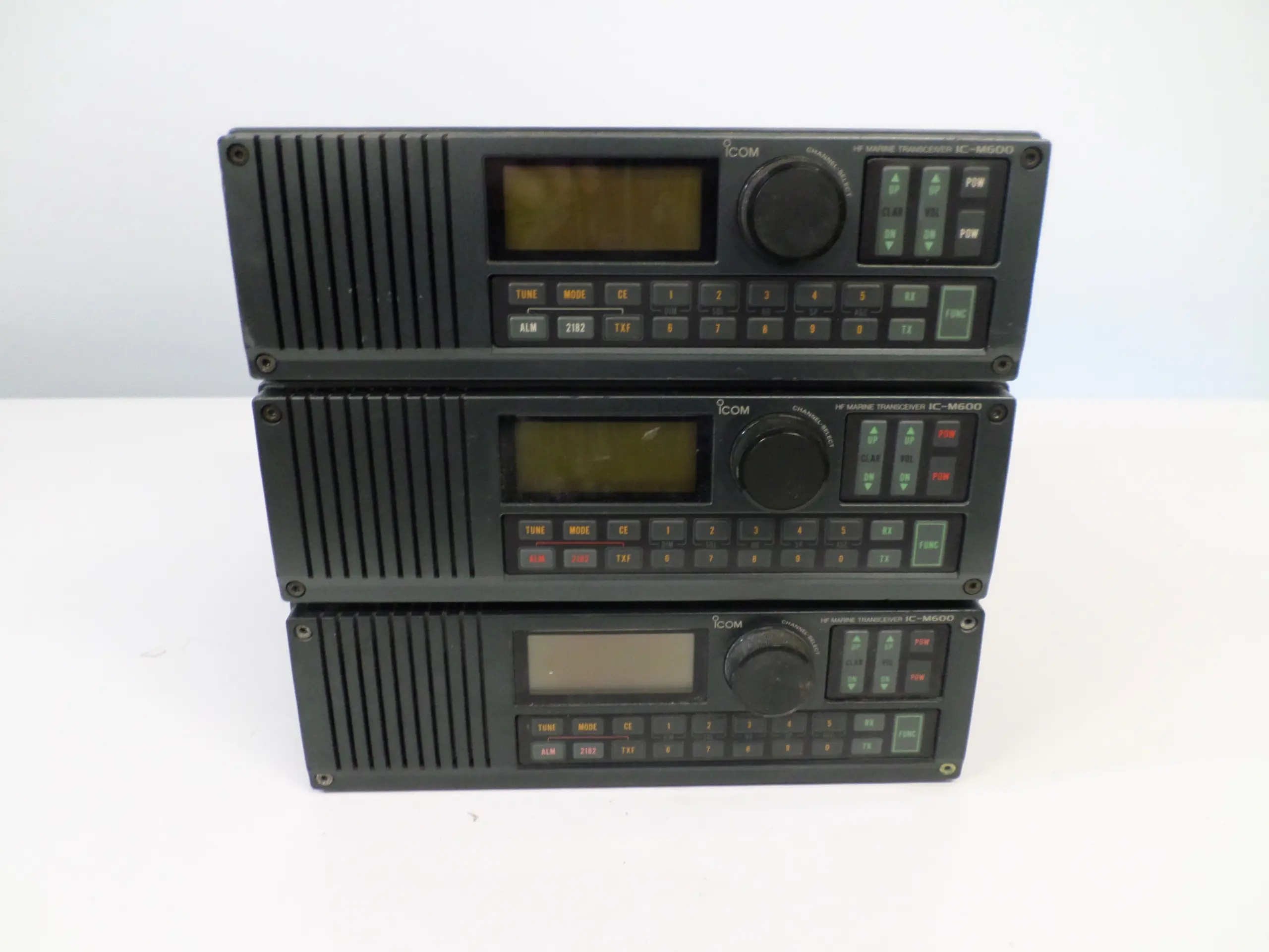 ICOM IC-M600 Single Side Band Radios w/ AT-120 Tuners - Parts Lot - Max ...