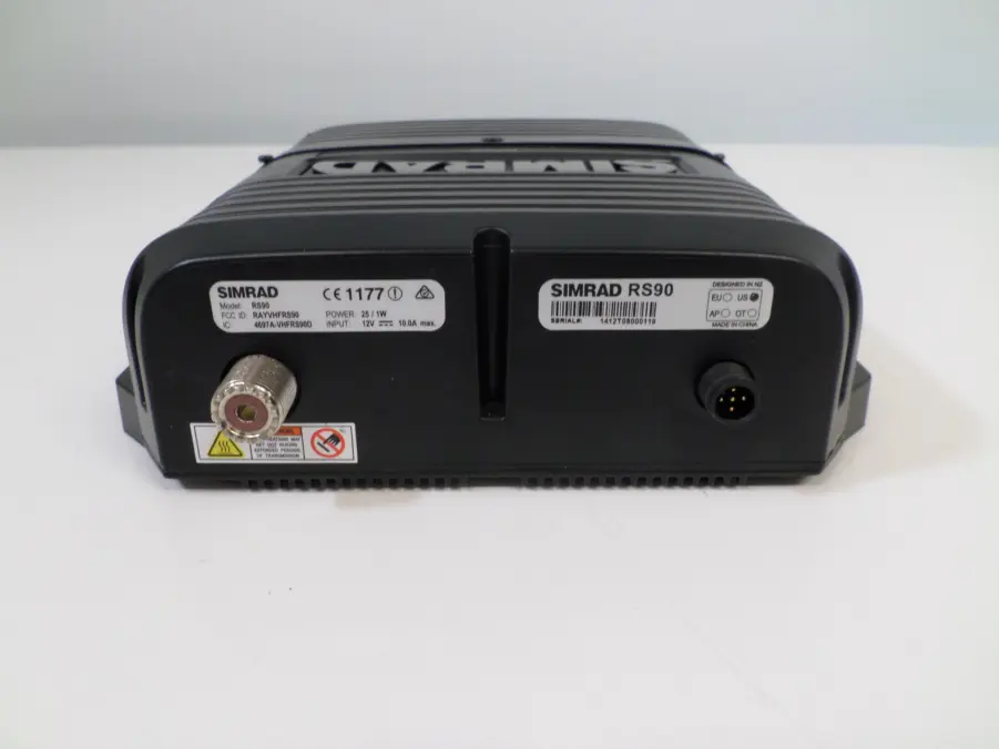 Simrad RS90 Black Box Marine VHF with AIS Receiver - Max Marine Electronics