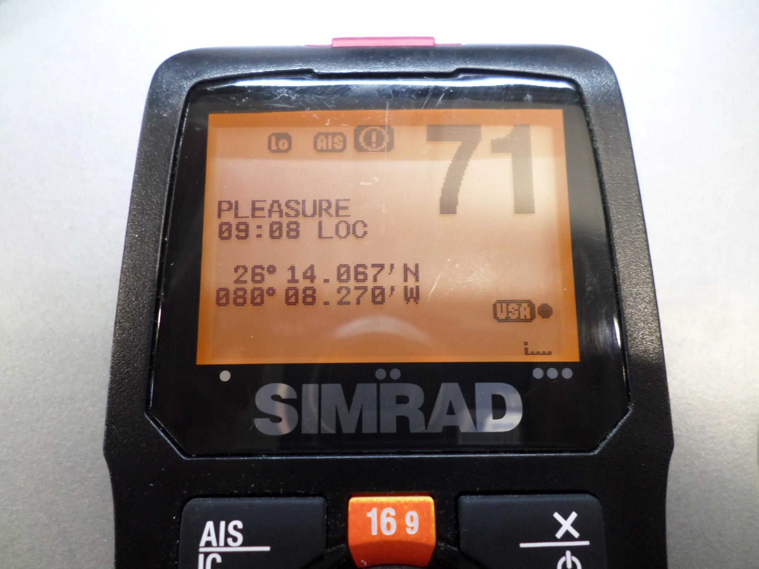 Simrad HS90 Handset with New Cable for RS90 Marine VHF - Max Marine ...