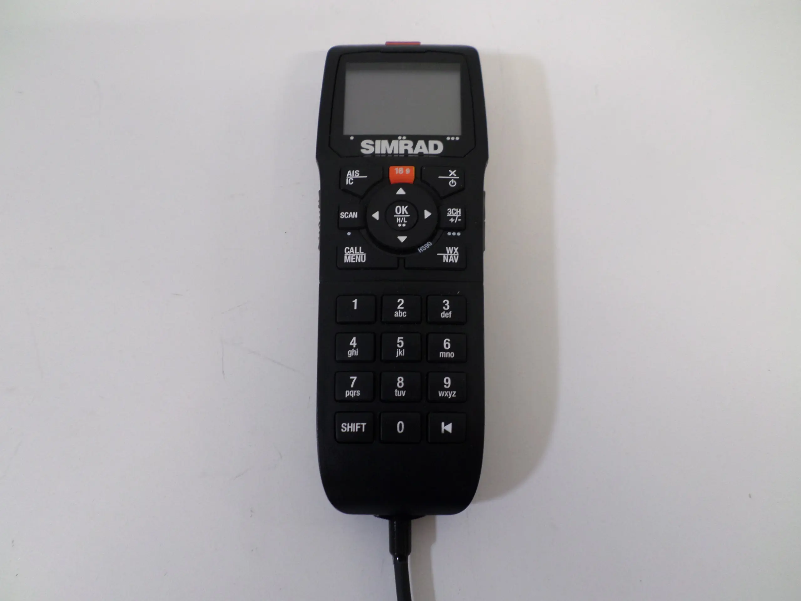 Simrad HS90 Handset with New Cable for RS90 Marine VHF - Max Marine ...