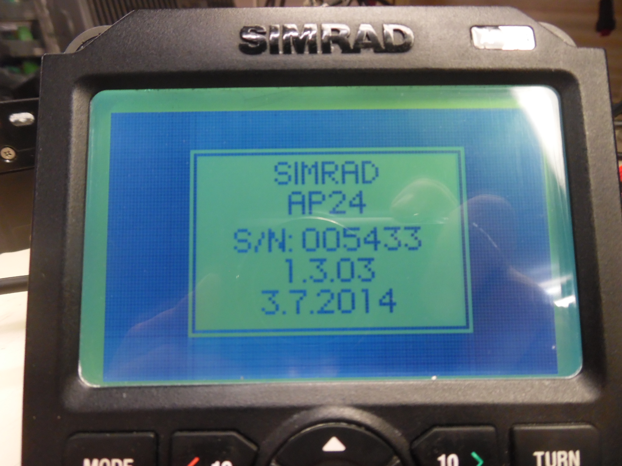 Simrad AP24 Autopilot Control Head Rebuilt LCD - Max Marine Electronics