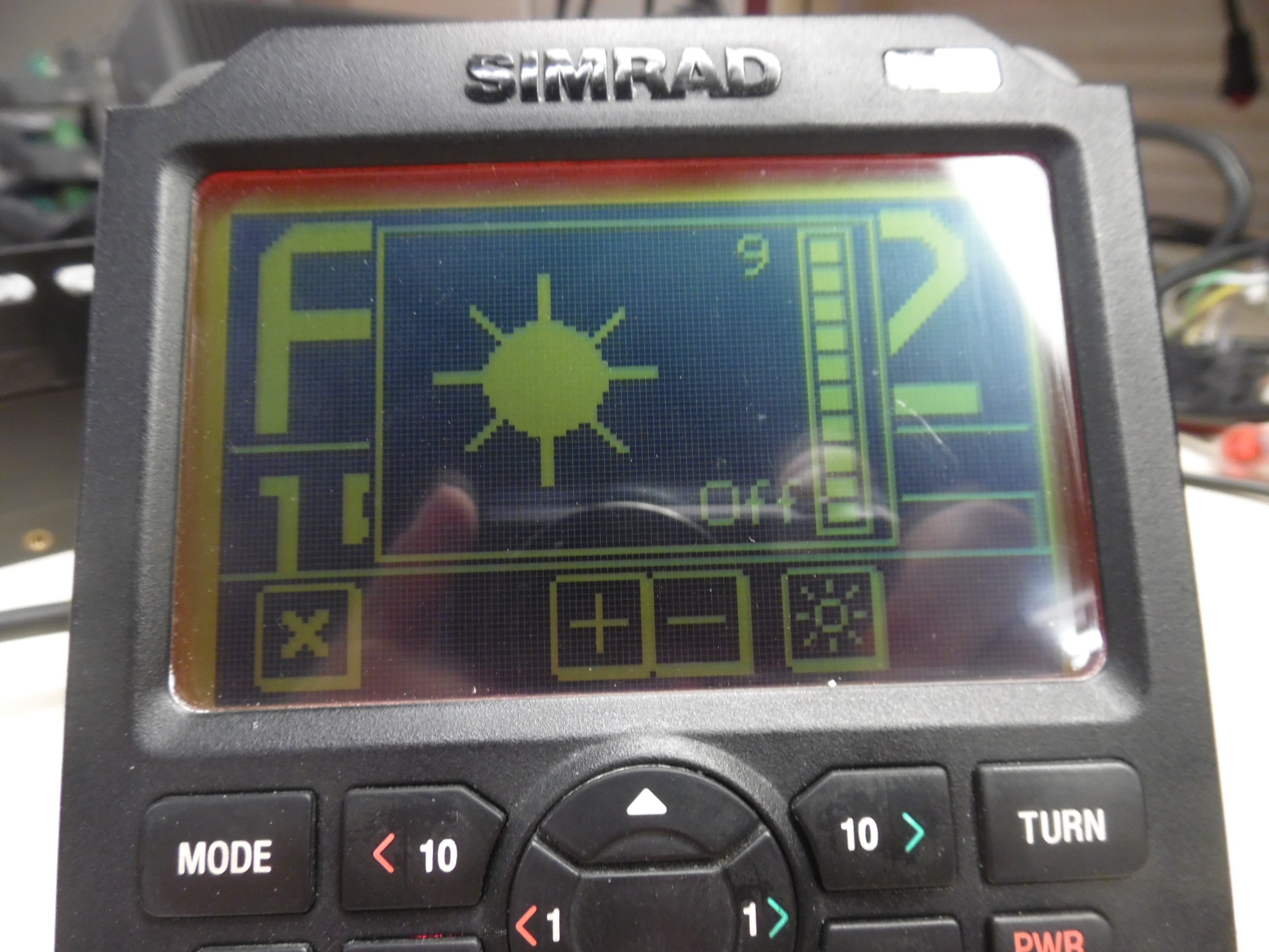 Simrad AP24 Autopilot Control Head Rebuilt LCD - Max Marine Electronics