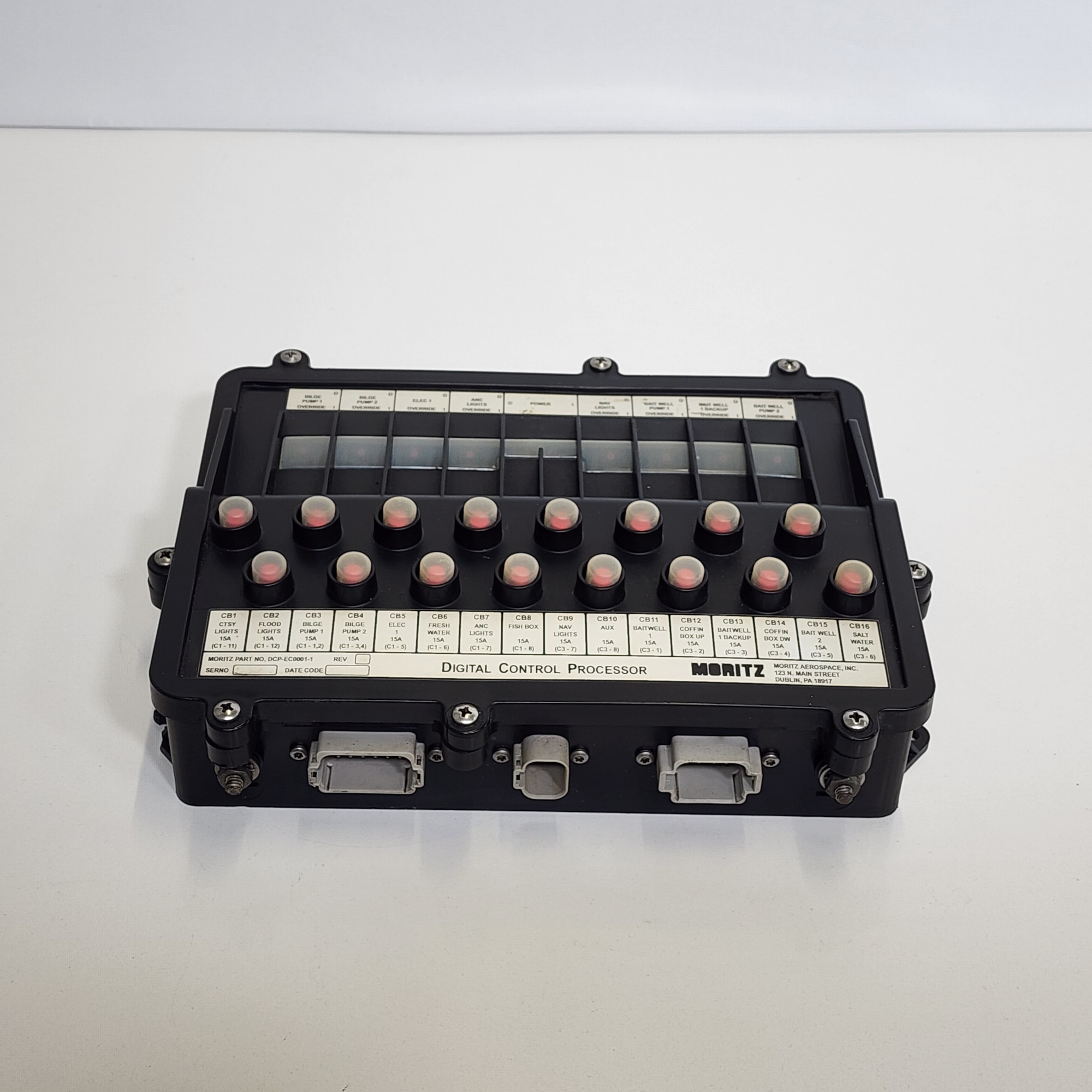 Moritz DCP-EC0001-1 Digital Control Processor/Switch Panel - Tested ...