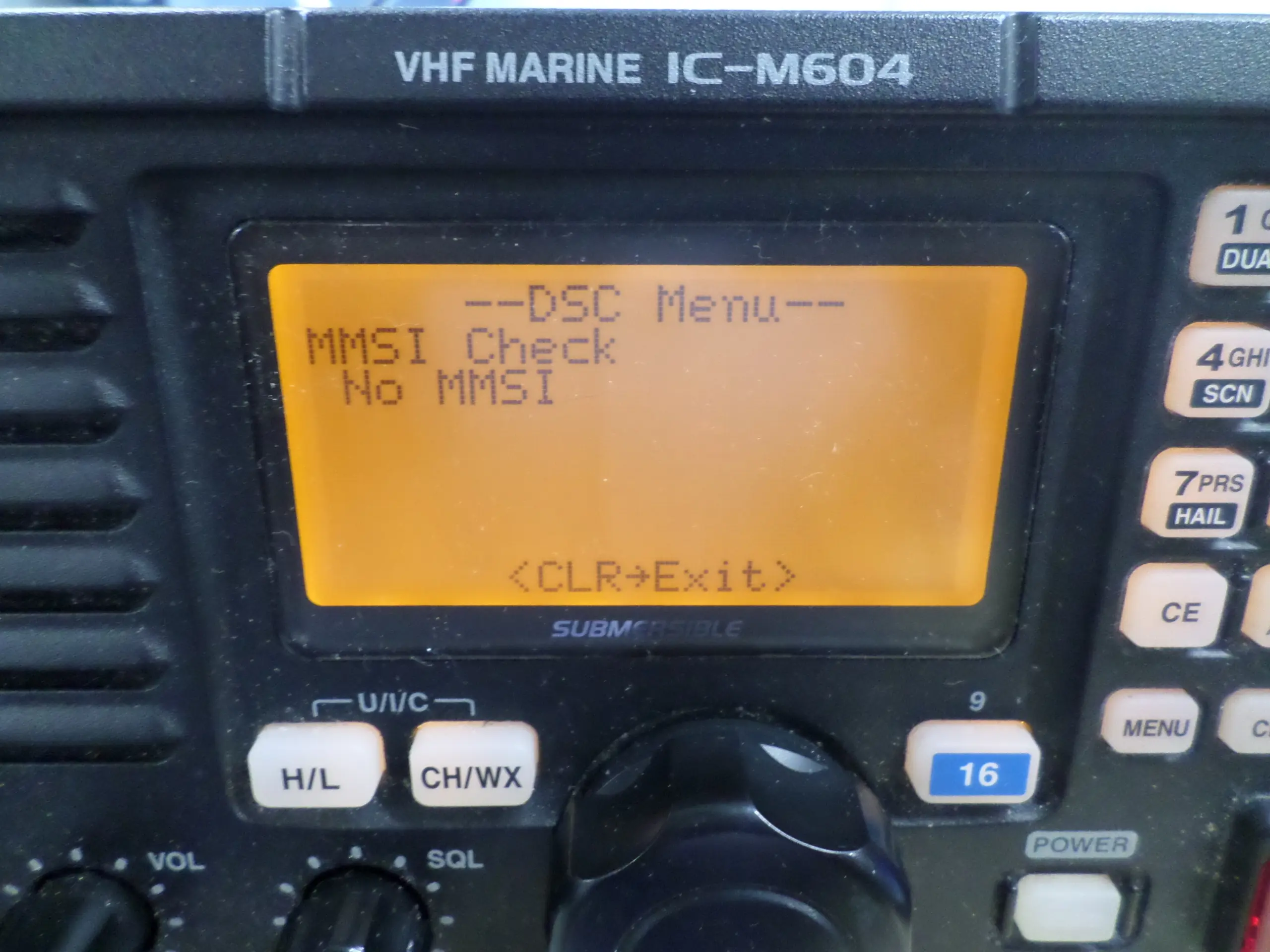 Icom IC-M604 Marine VHF w/ Mic - Fully Functional - Max Marine Electronics