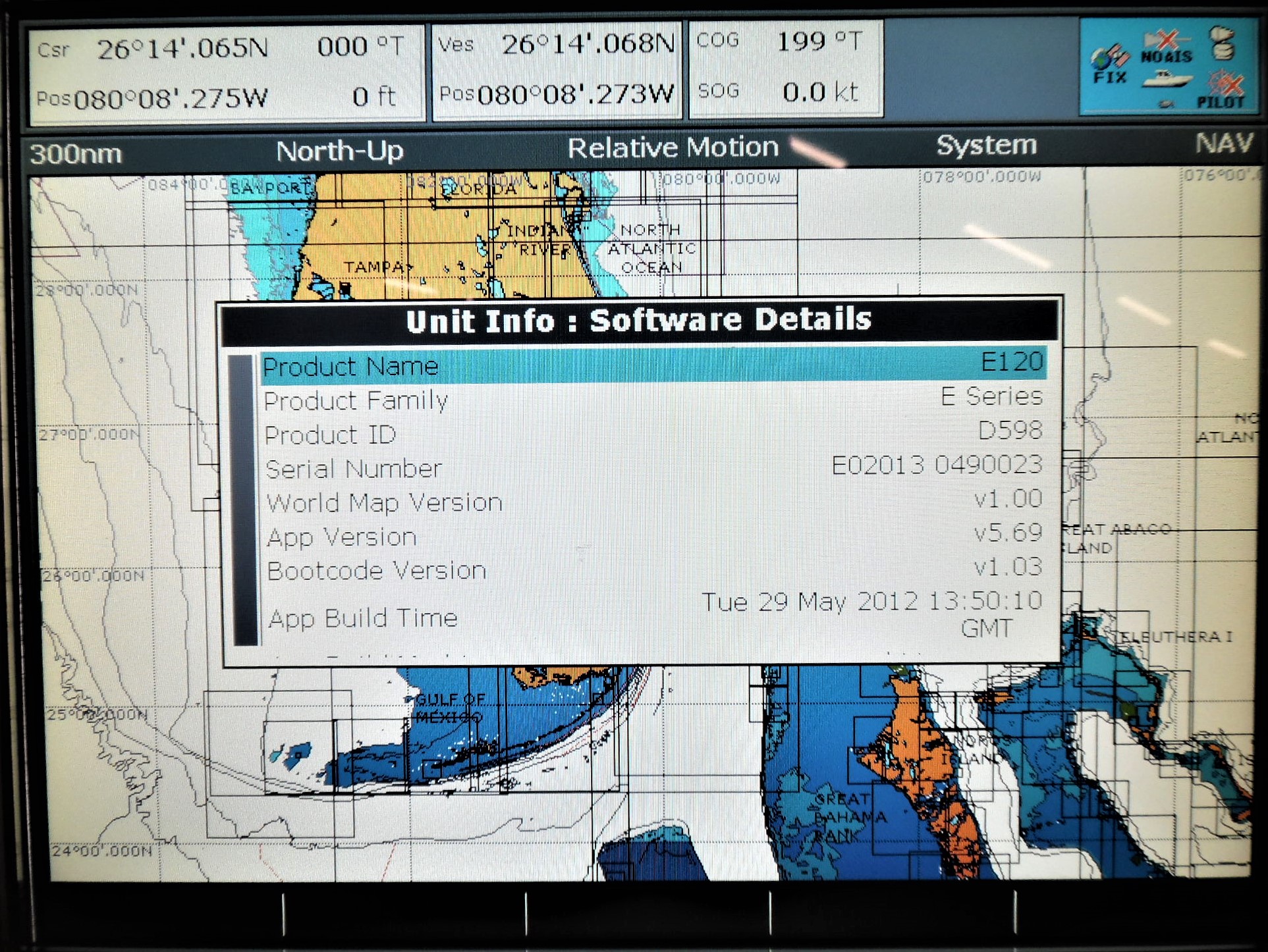 Raymarine E120 Classic Display ~ E02013 ~ *Core ONLY* ~ Tested / Great ...