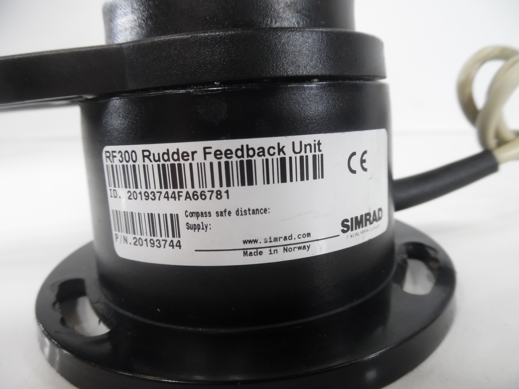 Simrad RF300 Autopilot Rudder Feedback Sensor 20193462 3.5ft Cable ...