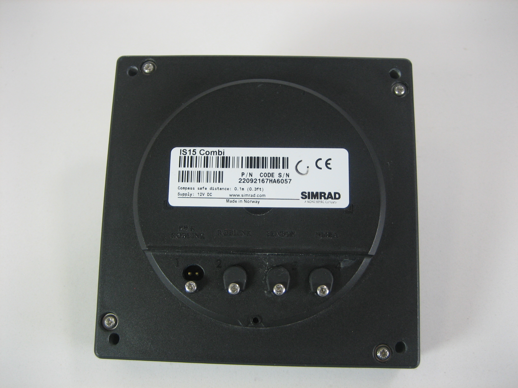 Simrad IS15 Combi Instrument Display-22092167 - Max Marine Electronics