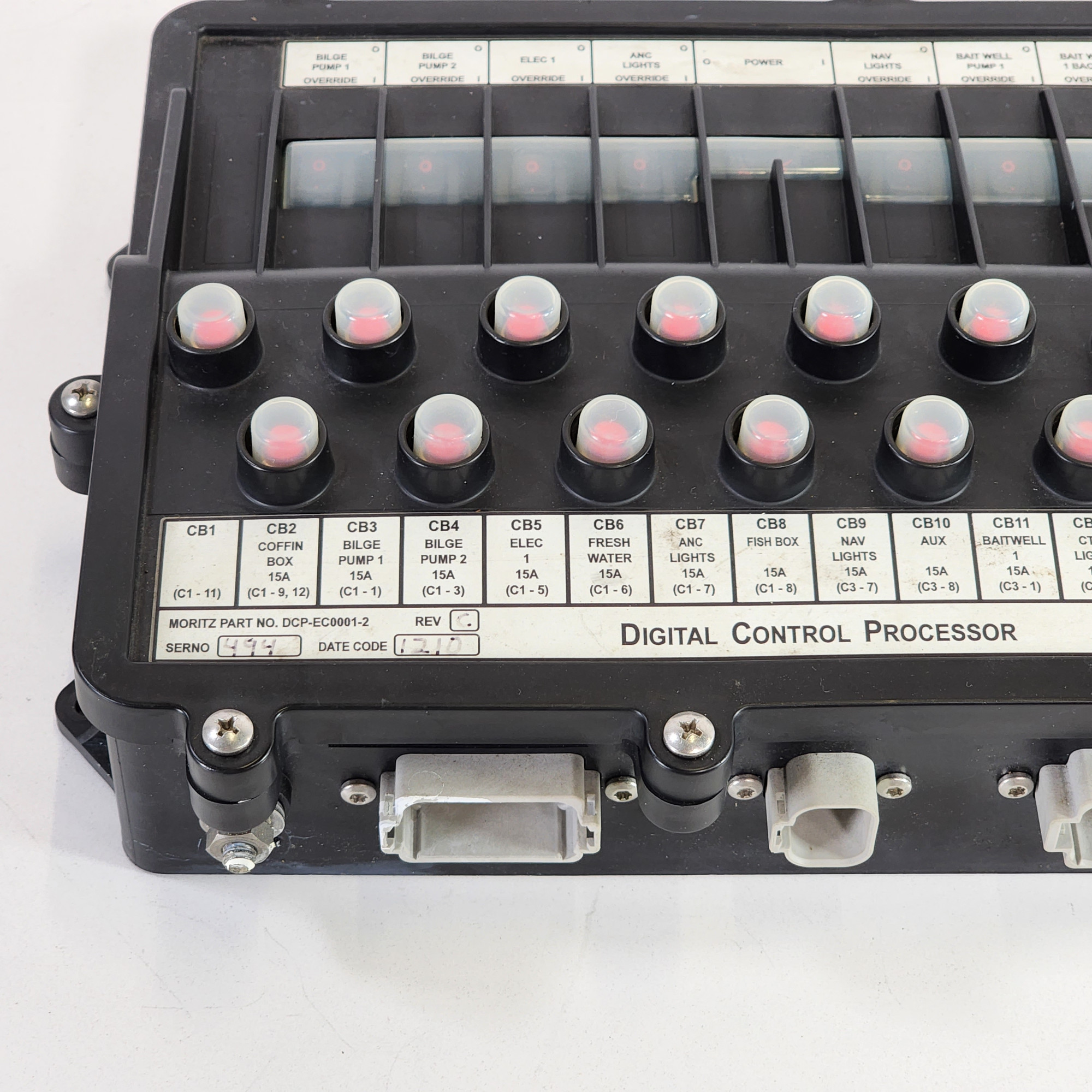 Moritz DCP-EC0001-2 Digital Control Processor/Switch Panel with Keypad ...