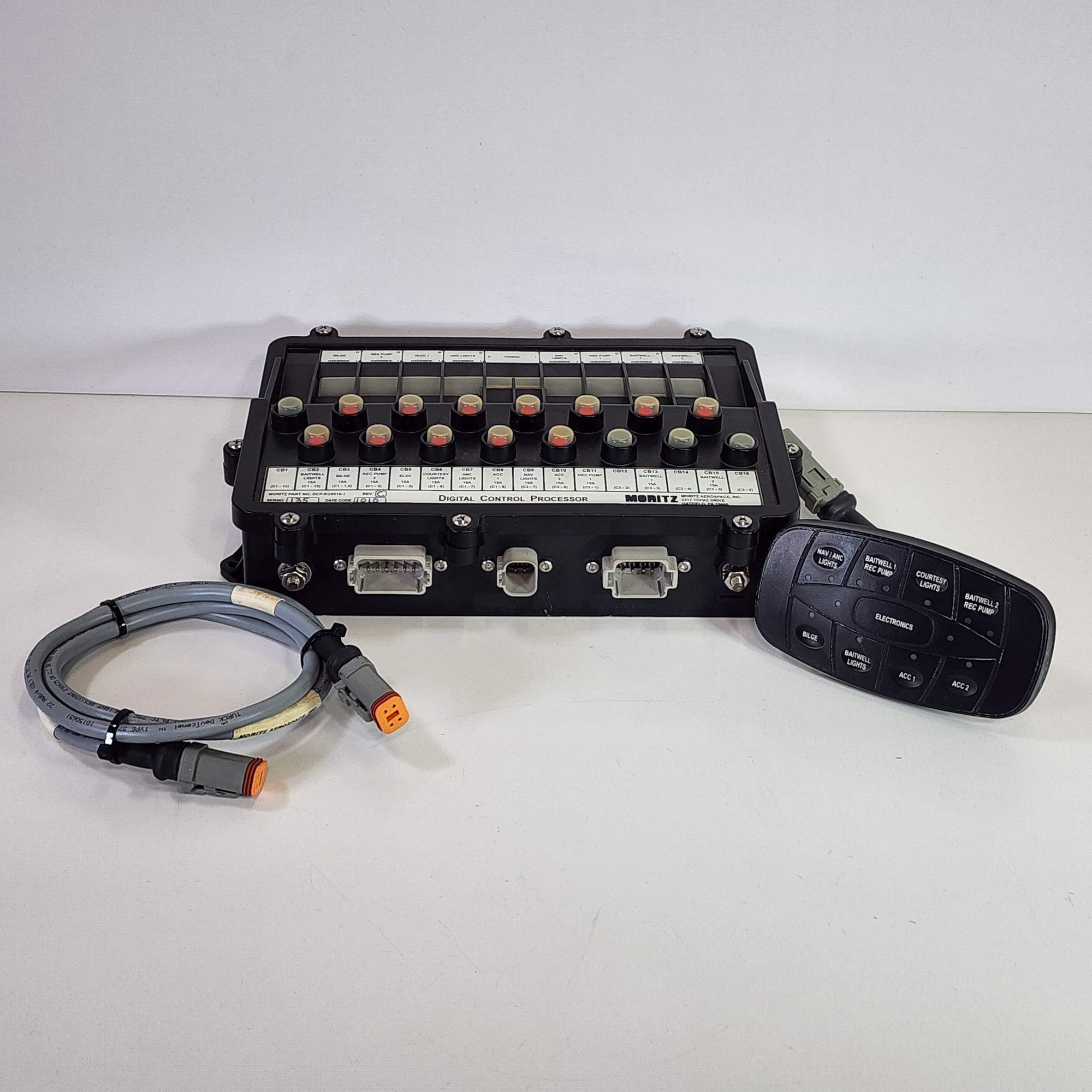 Moritz DCP-EC0010-1 Digital Control Processor/Switch Panel with Keypad ...